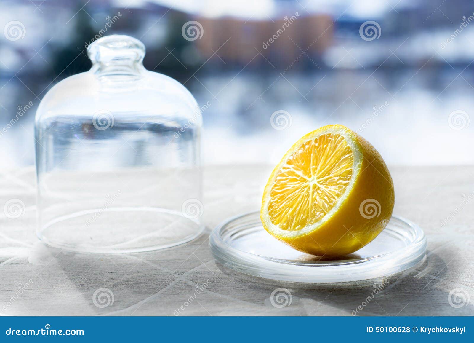 Winter lemon. stock photo. Image of open, food, bulb - 50100628