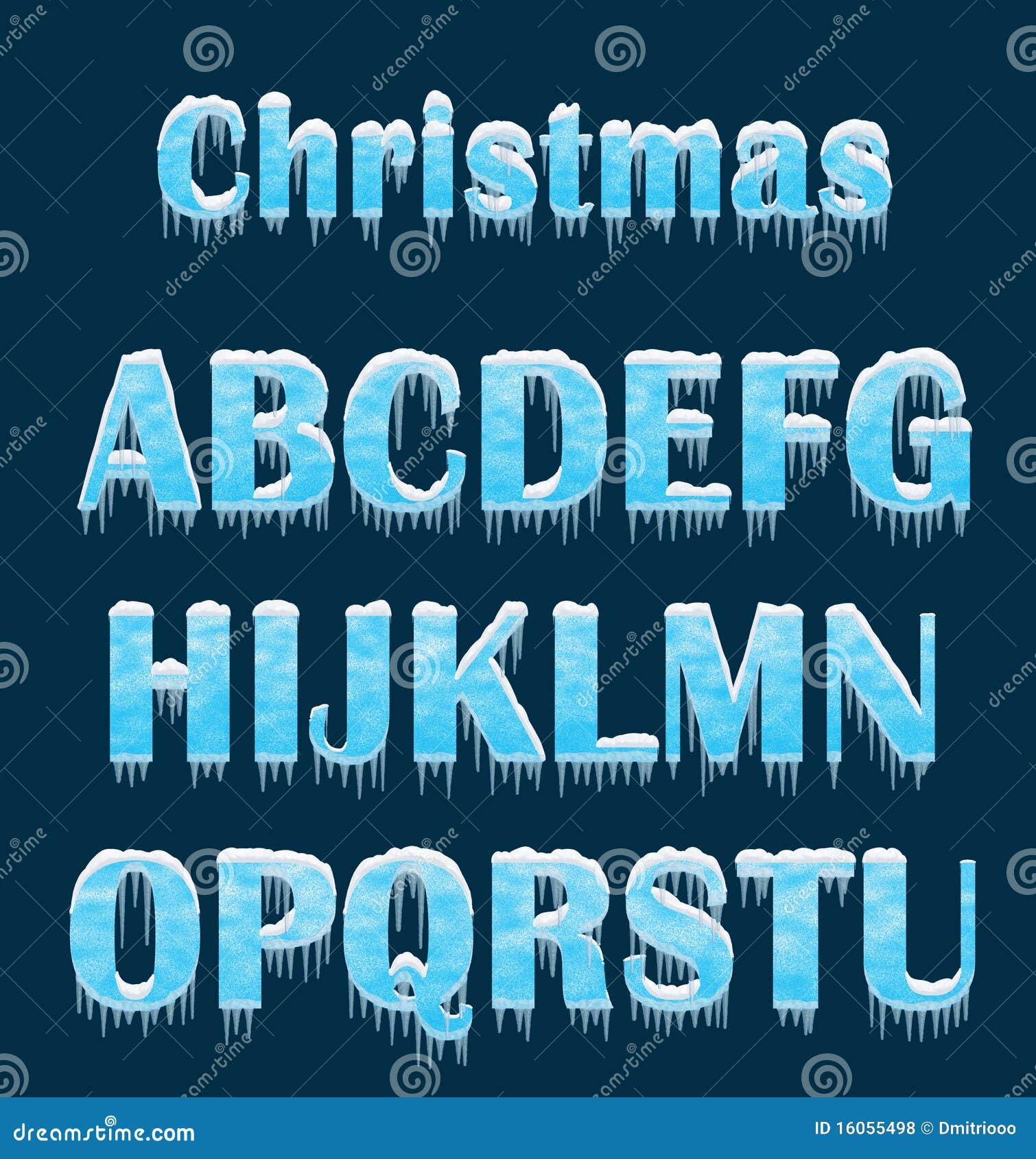 Winter letters. stock illustration. Illustration of writing - 16055498