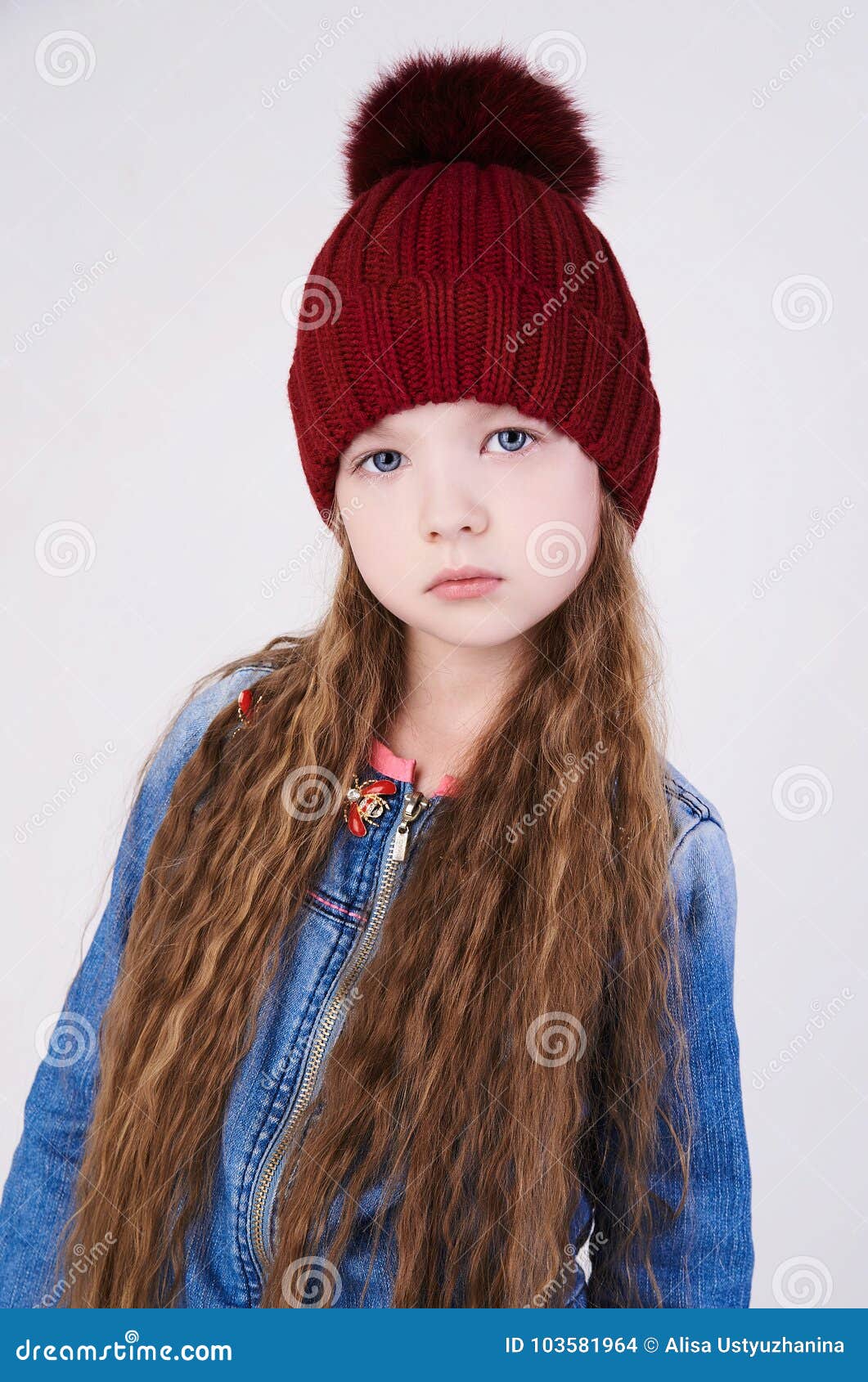 Winter little girl hat stock photo. Image of jeans, beautiful - 103581964 Winter little girl hat stock photo. Image of jeans, beautiful - 103581964