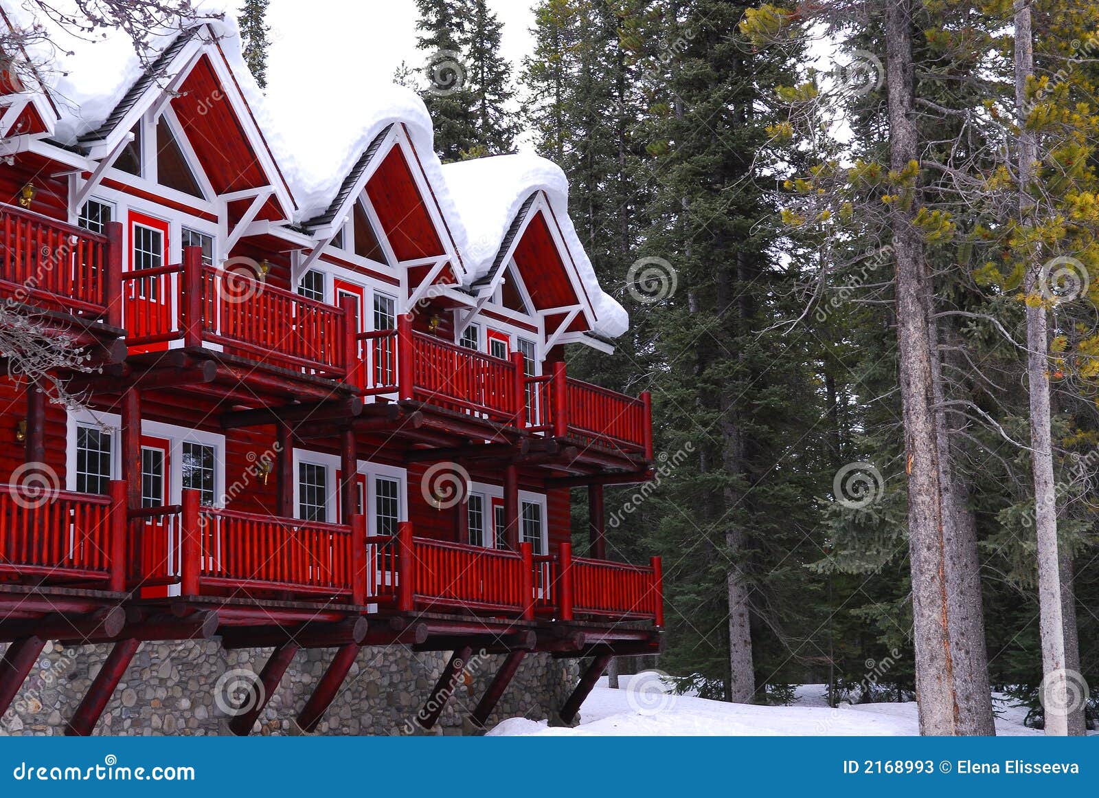 Winter lodge stock image. Image of lodge, lodging, national - 2168993