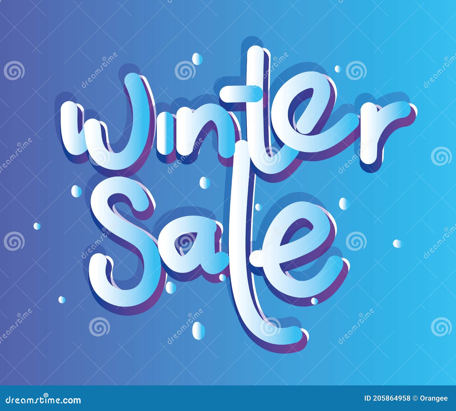 Winter sale logo stock vector. Illustration of file - 205864958