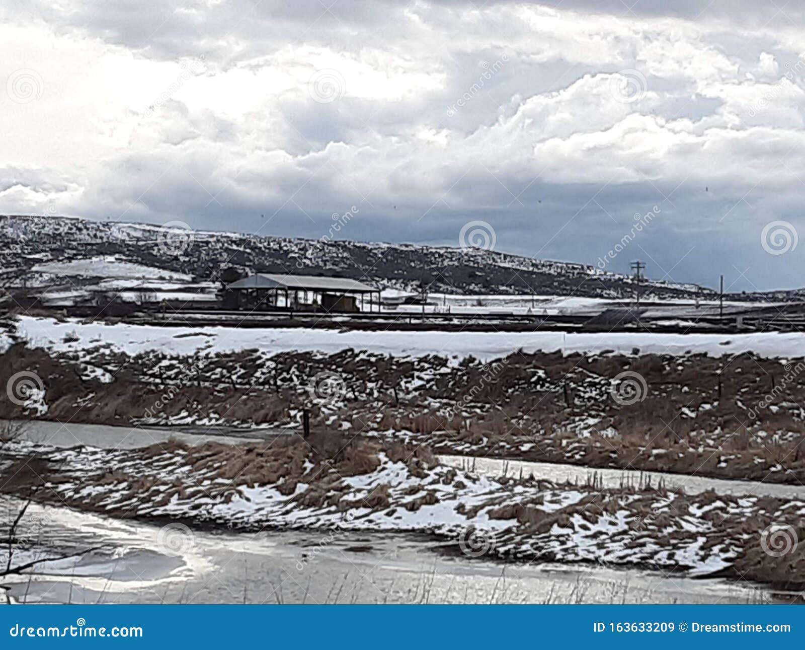 Winter 2019 Lost River Merrill Oregon Stock Image - Image of oregon ...