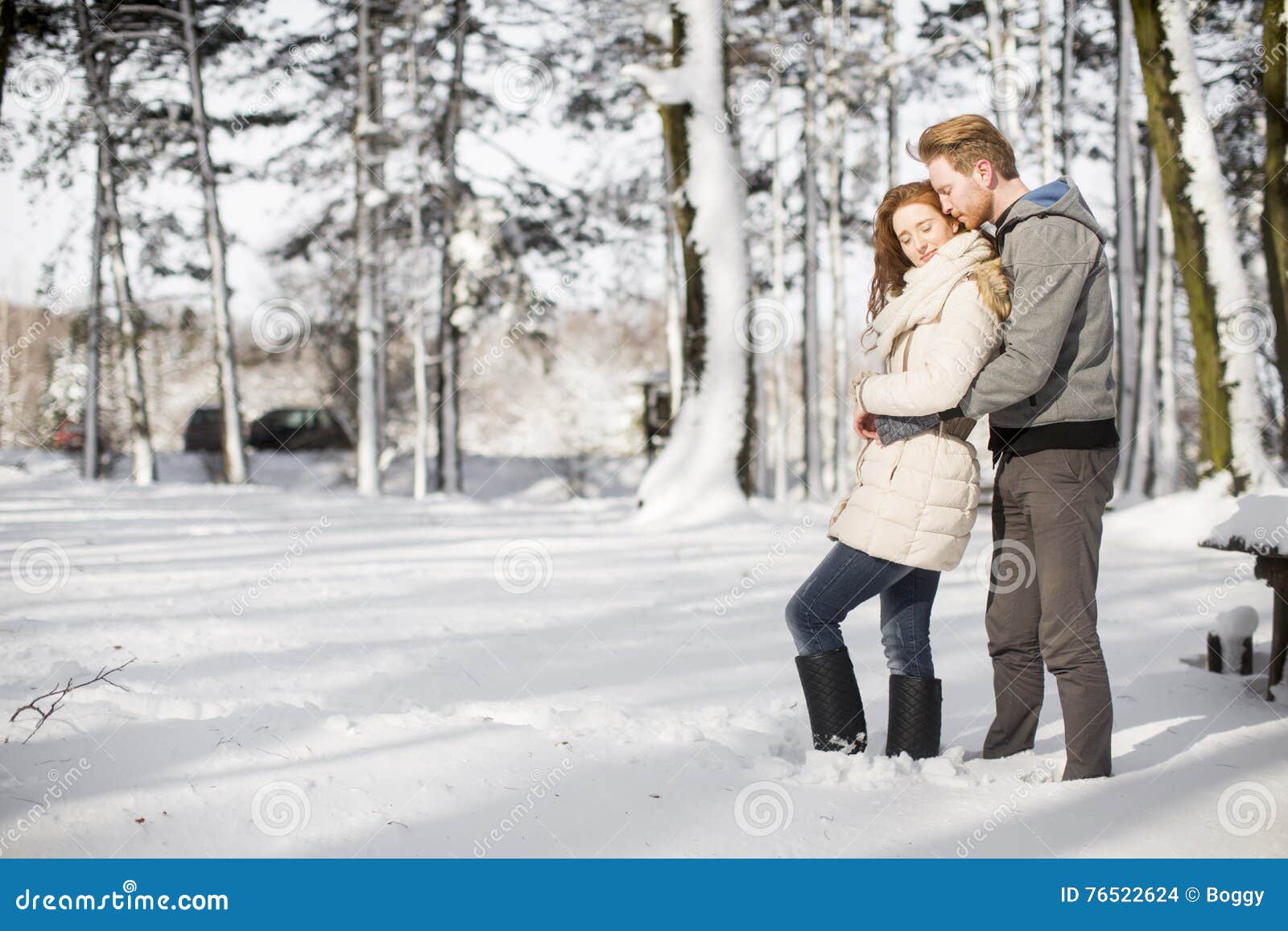 Winter stock photo. Image of female, happy, lifestyle - 76522624