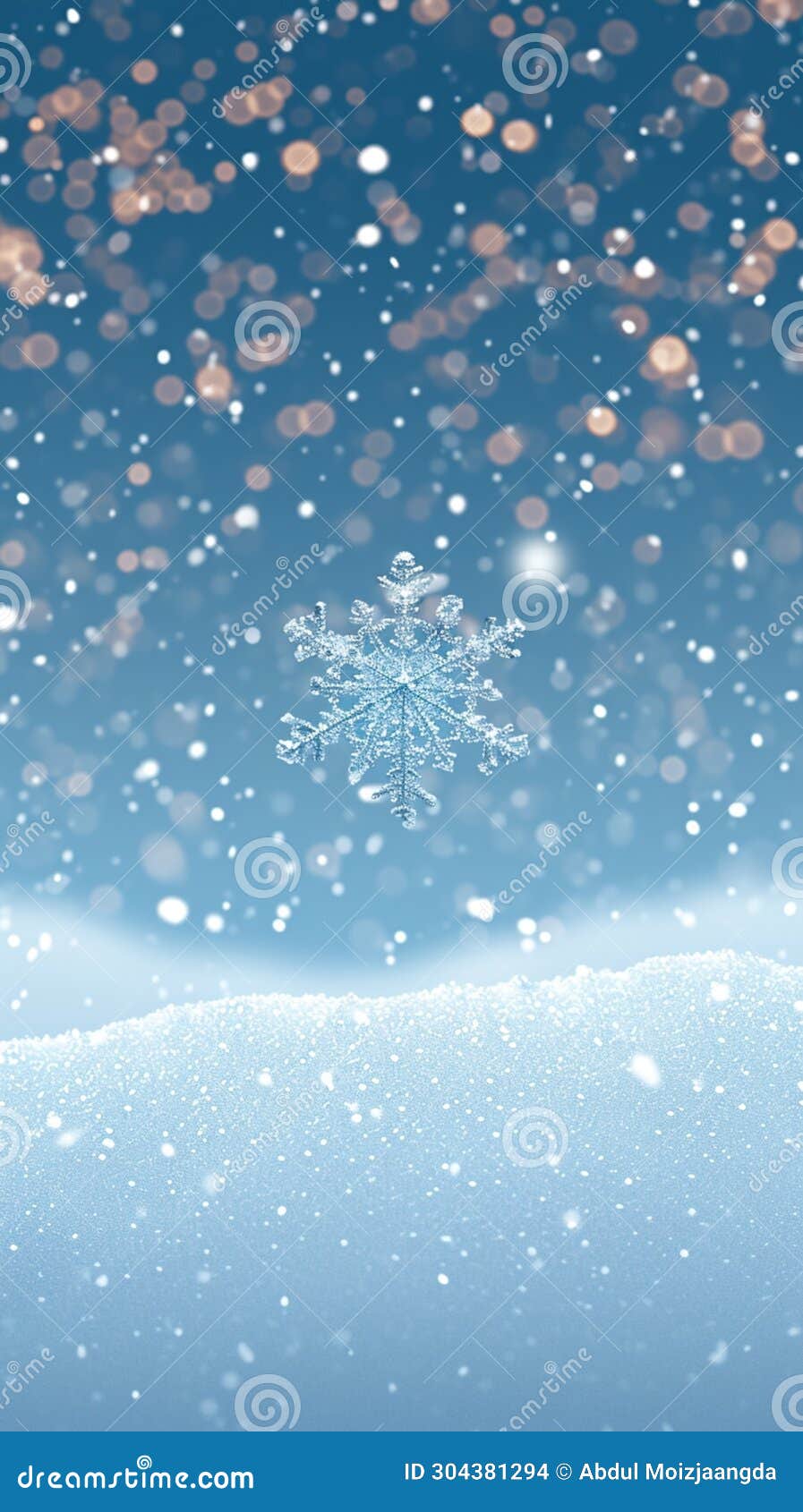 Winter Magic Snowflakes Create a Festive Backdrop for Christmas Posters ...