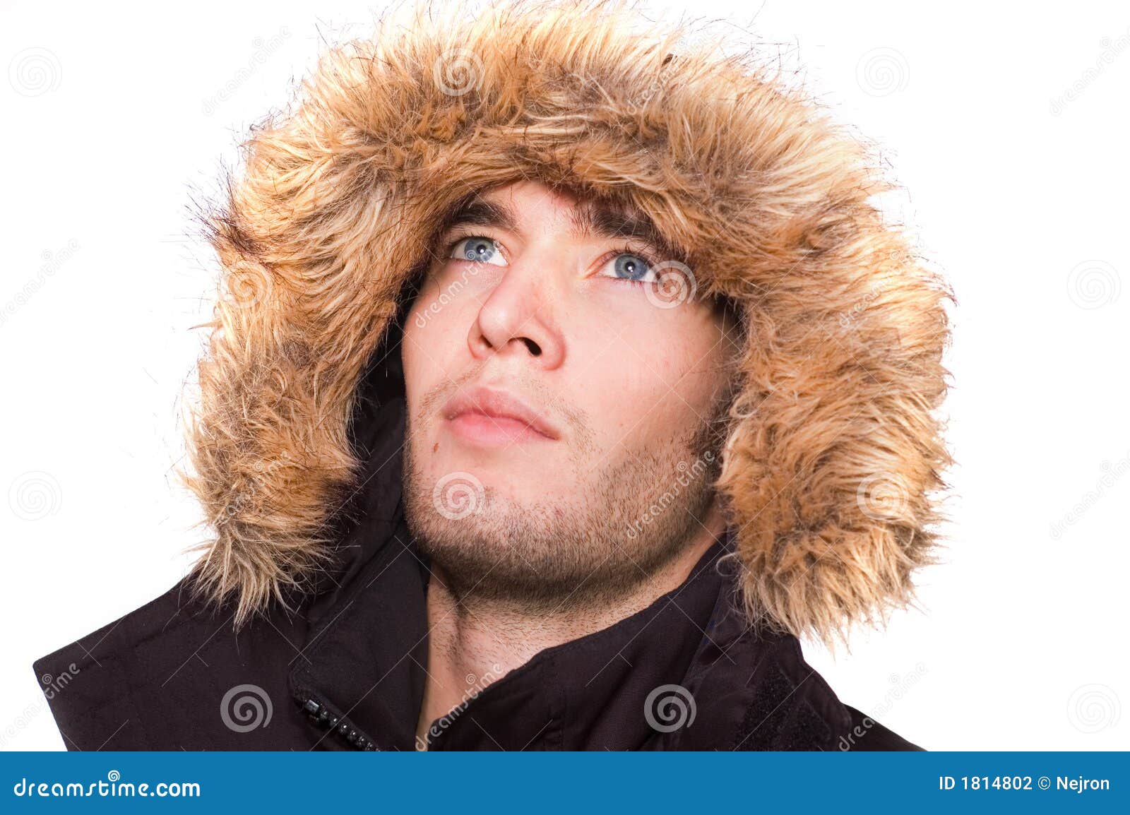 Winter man stock photo. Image of freezing, standing, cold - 1814802