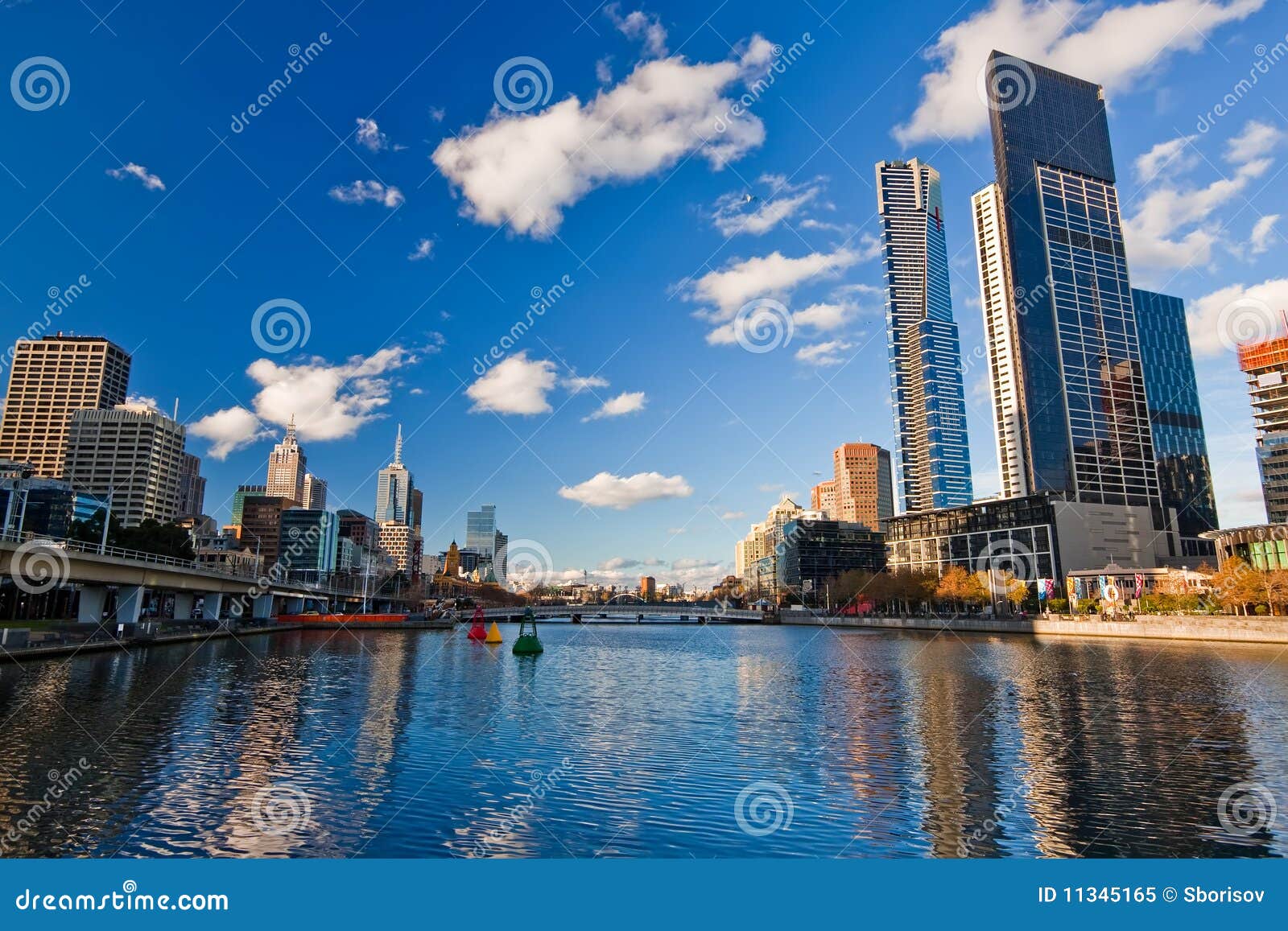 Winter in Melbourne stock image. Image of downtown, building - 11345165