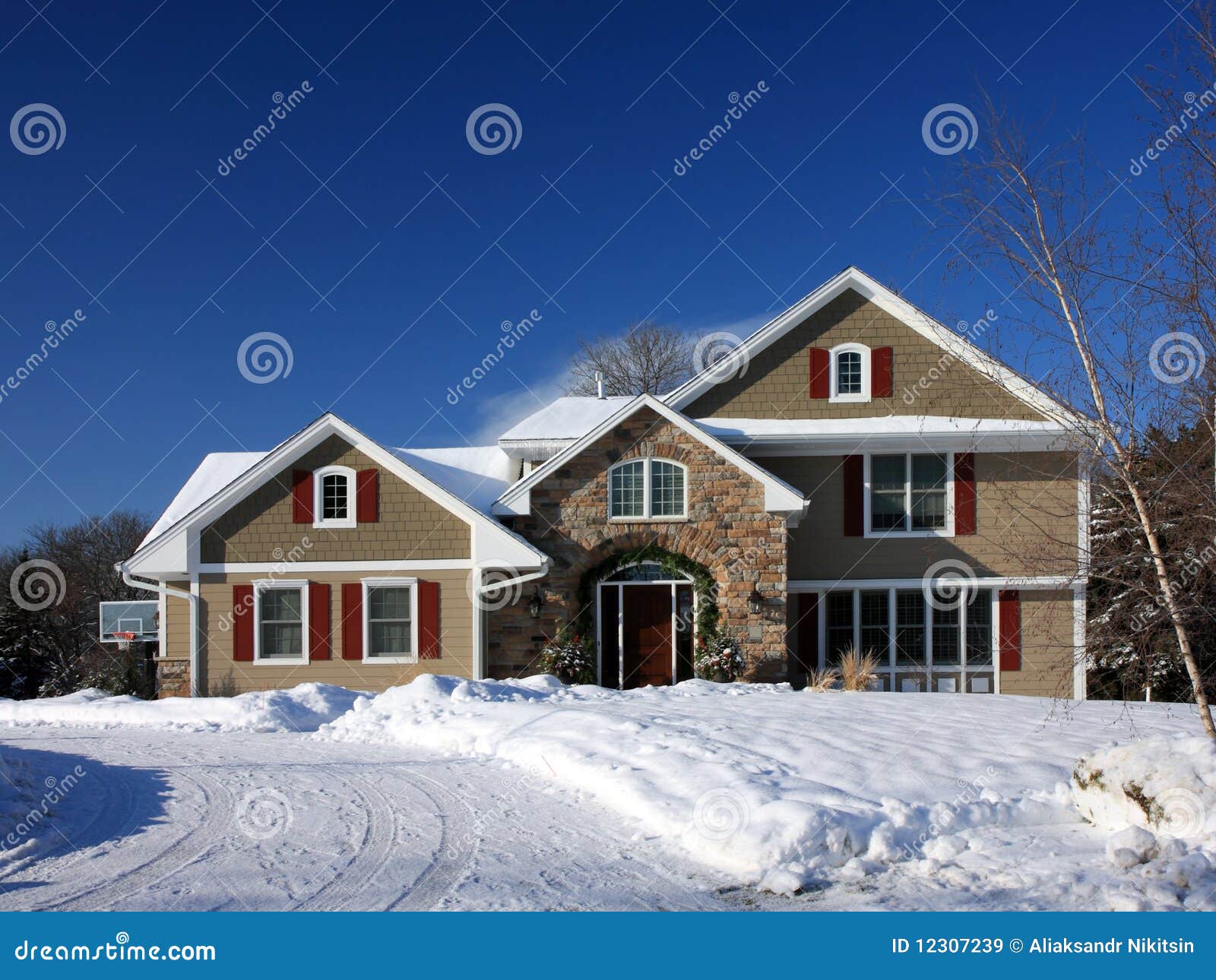 Winter in Minnesota stock image. Image of urban, outside - 12307239