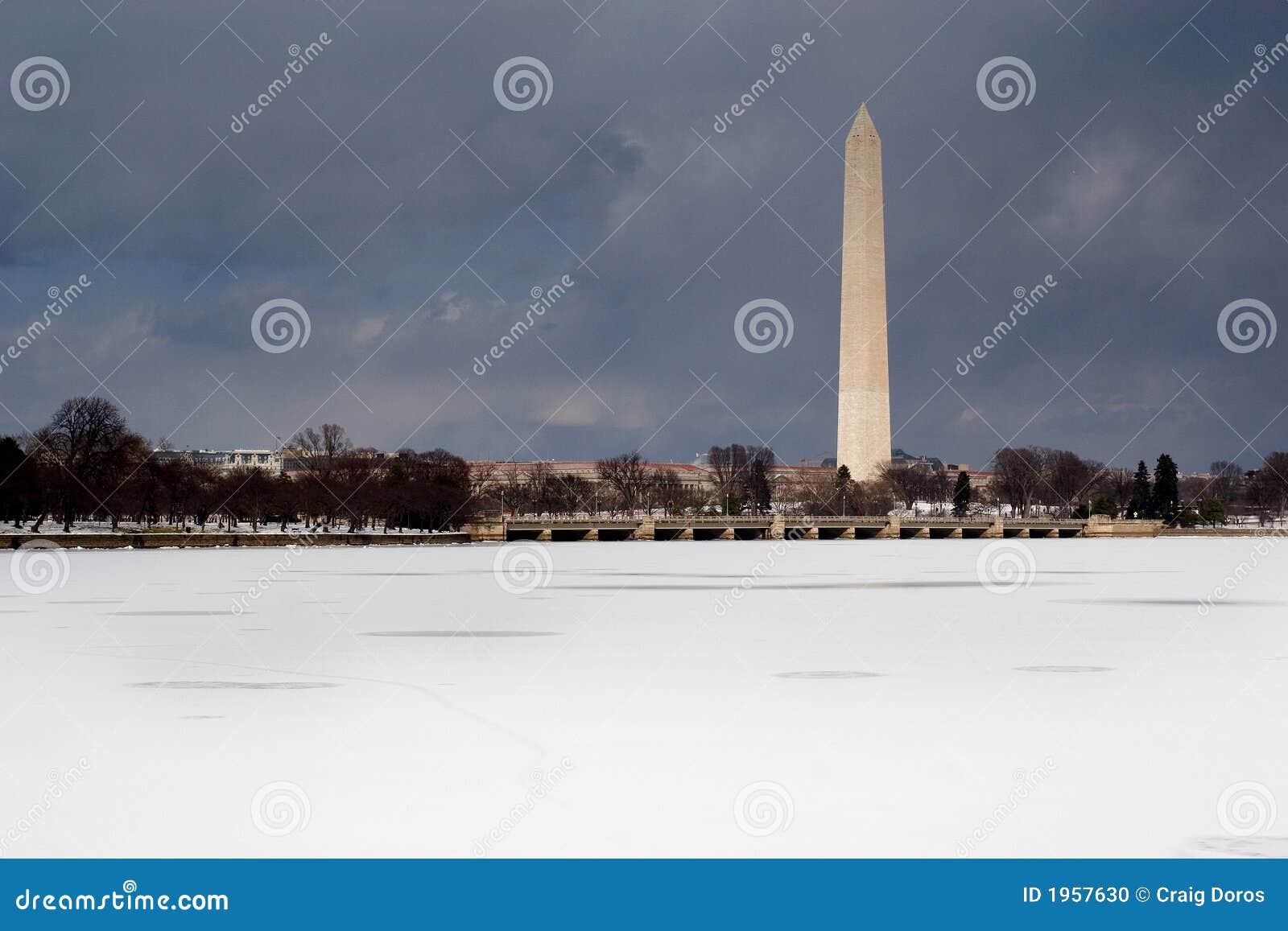 Winter Monument stock photo. Image of storm, nations, onimous - 1957630