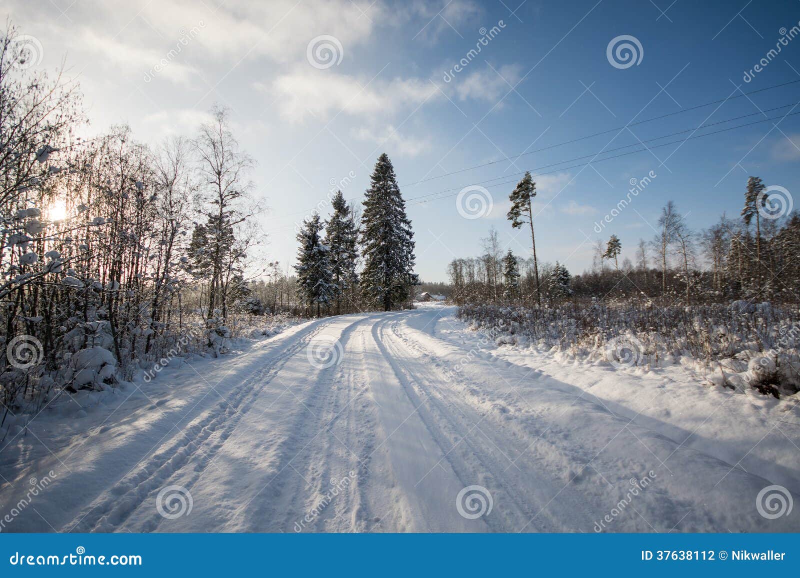 Winter Morning, Freezing Cold Stock Photo - Image of wide, field: 37638112