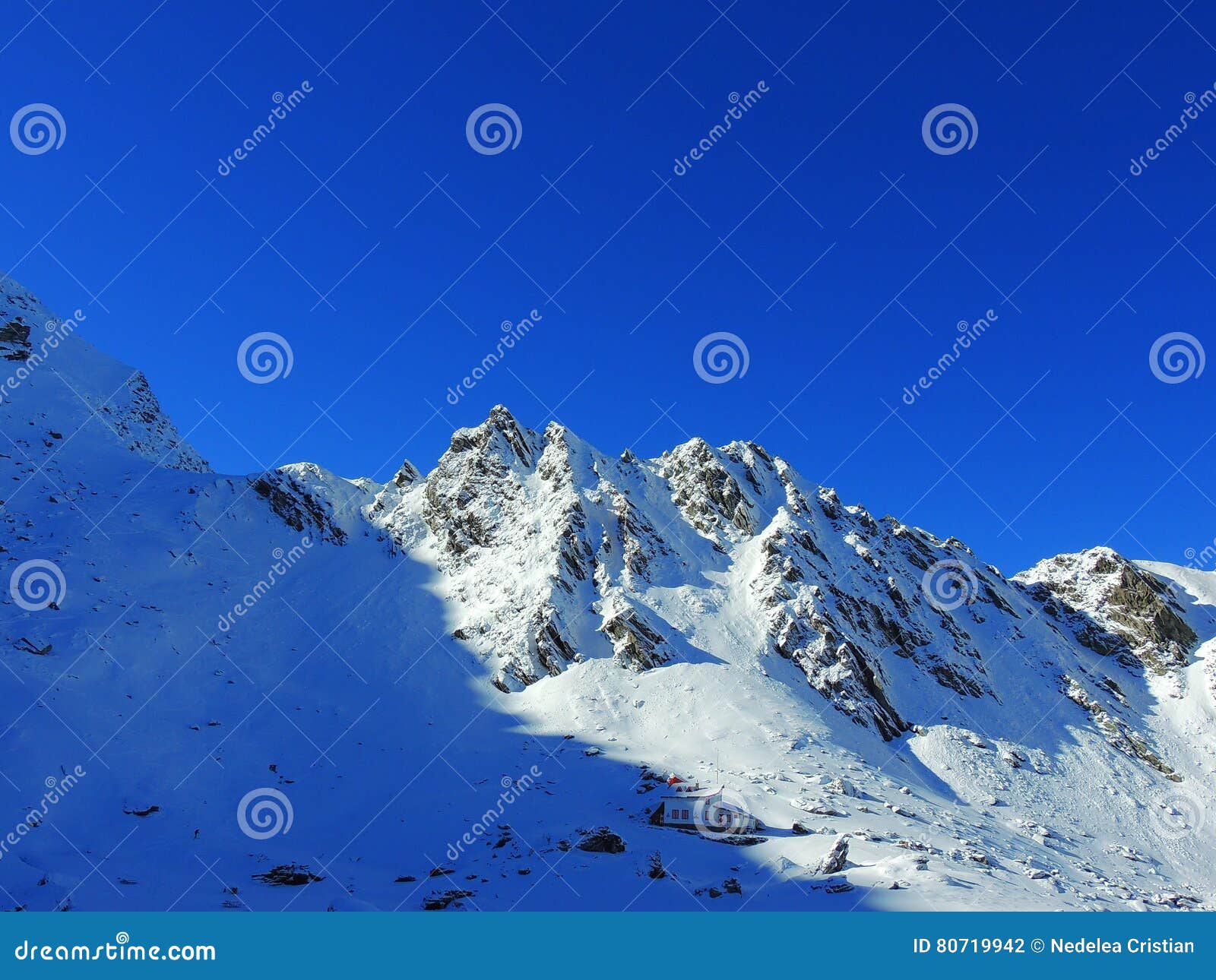Winter mountain peak stock photo. Image of peak, view - 80719942