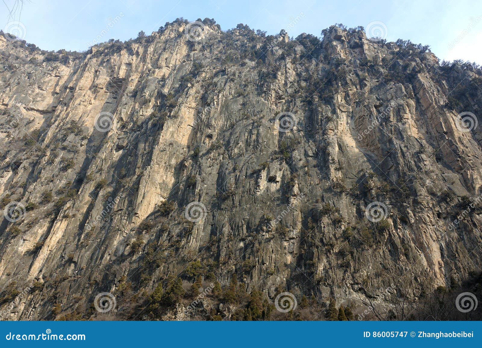 Winter mountain scenery stock image. Image of cliff, winter - 86005747
