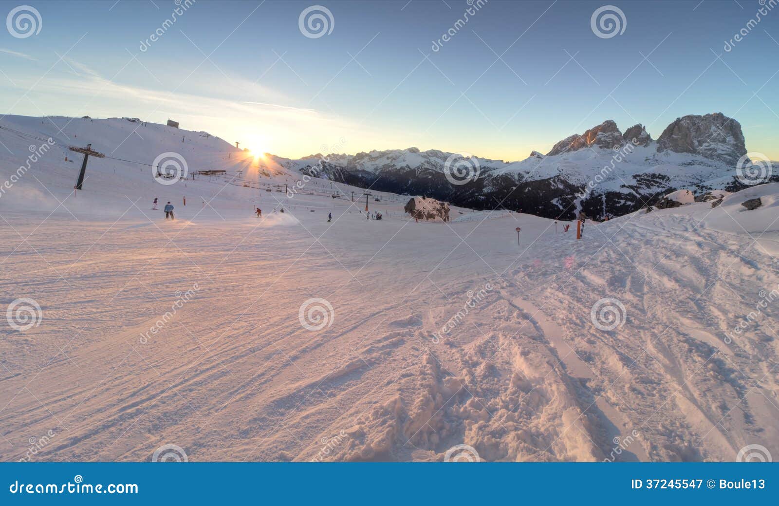 Winter Mountains in Italian Alps Stock Image - Image of nature, hiking ...