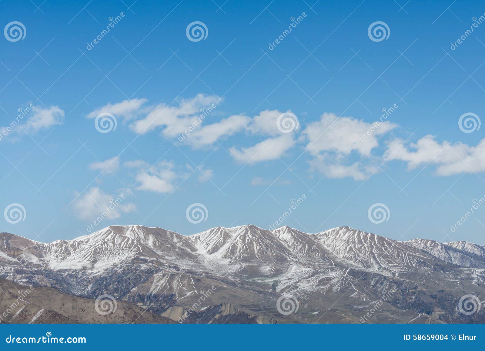 Winter Mountains In Qusar Region Of Azerbaijan Stock Photo - Image of ...