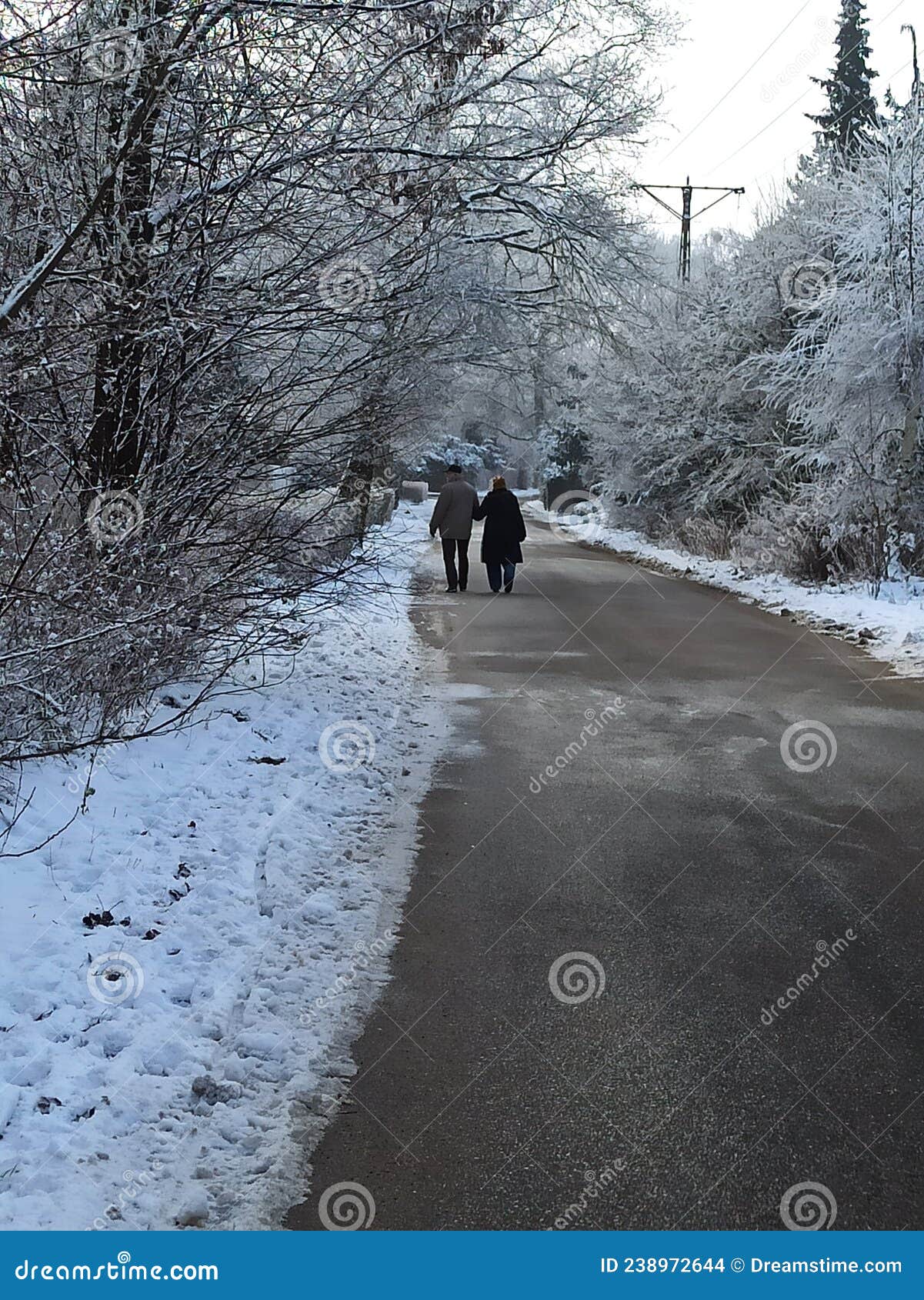 Winter of Never Ending Love Stock Photo - Image of magic, winter: 238972644