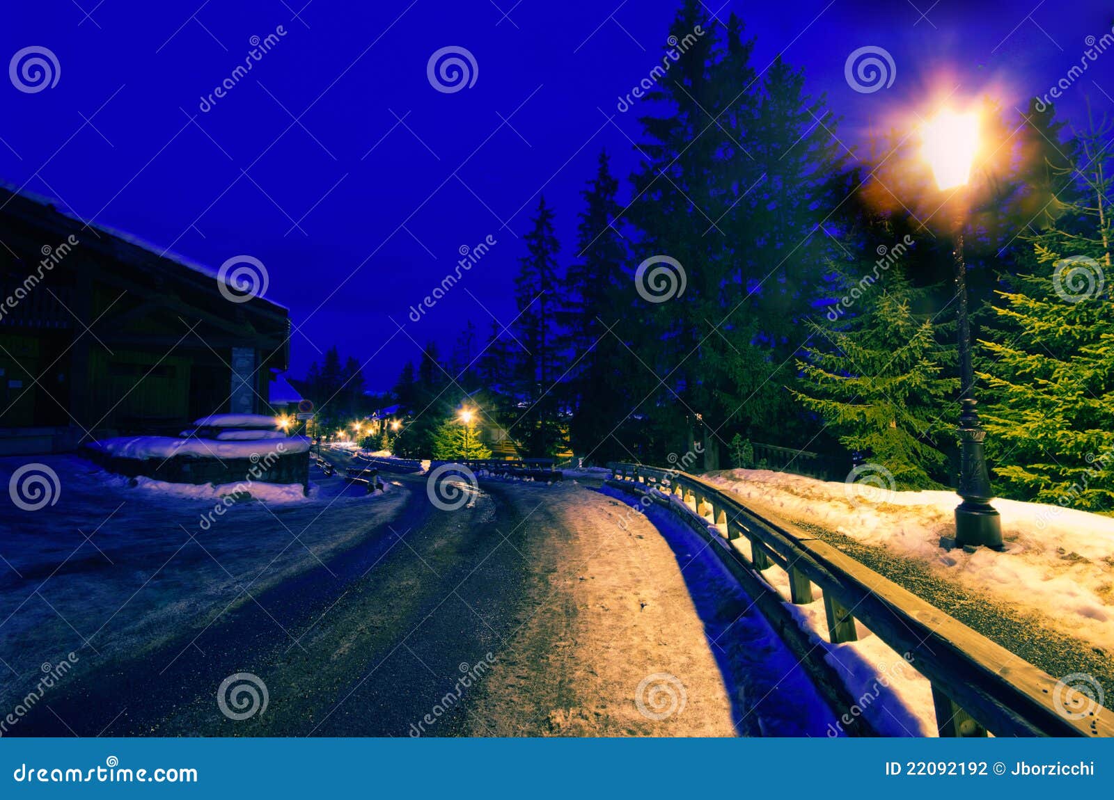 Winter night, France stock photo. Image of dramatic, touristic - 22092192