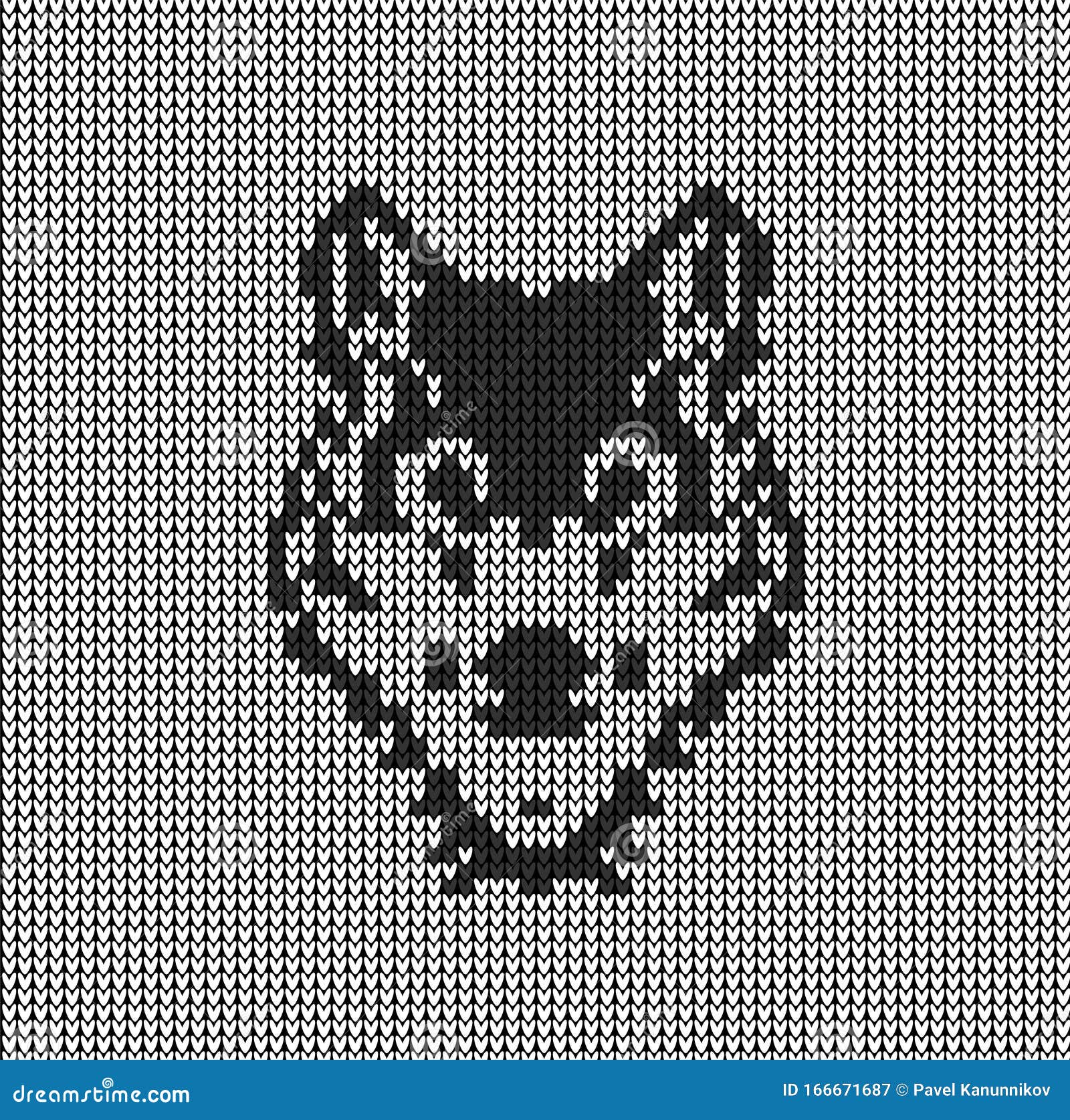 Wolf Pixel Art Grid