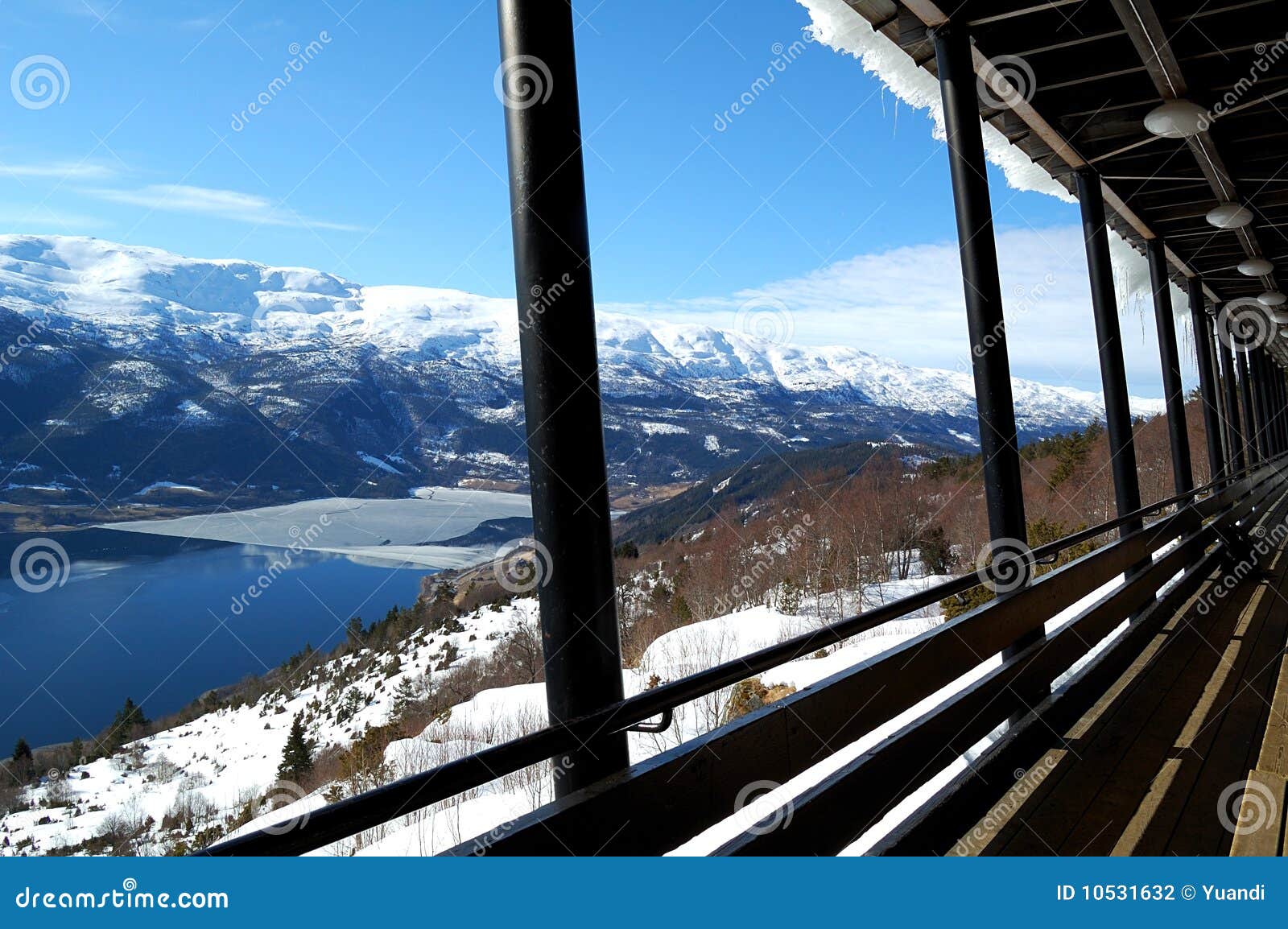 Winter in the Nordic Country Stock Photo - Image of hallway, north ...