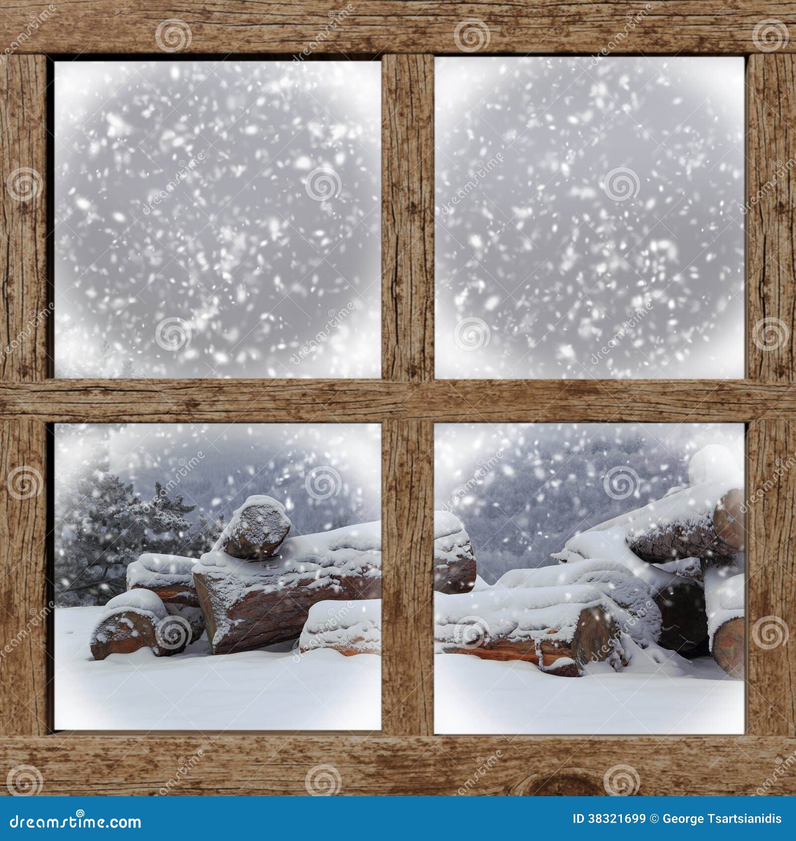 Winter Window Blue Cleaner Isolated On A Black Background With Clipping ...