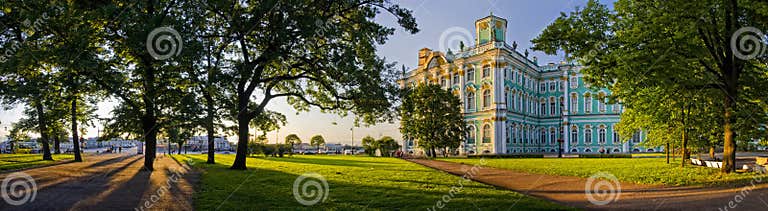 Winter palace stock image. Image of panoramic, baroque - 10107523