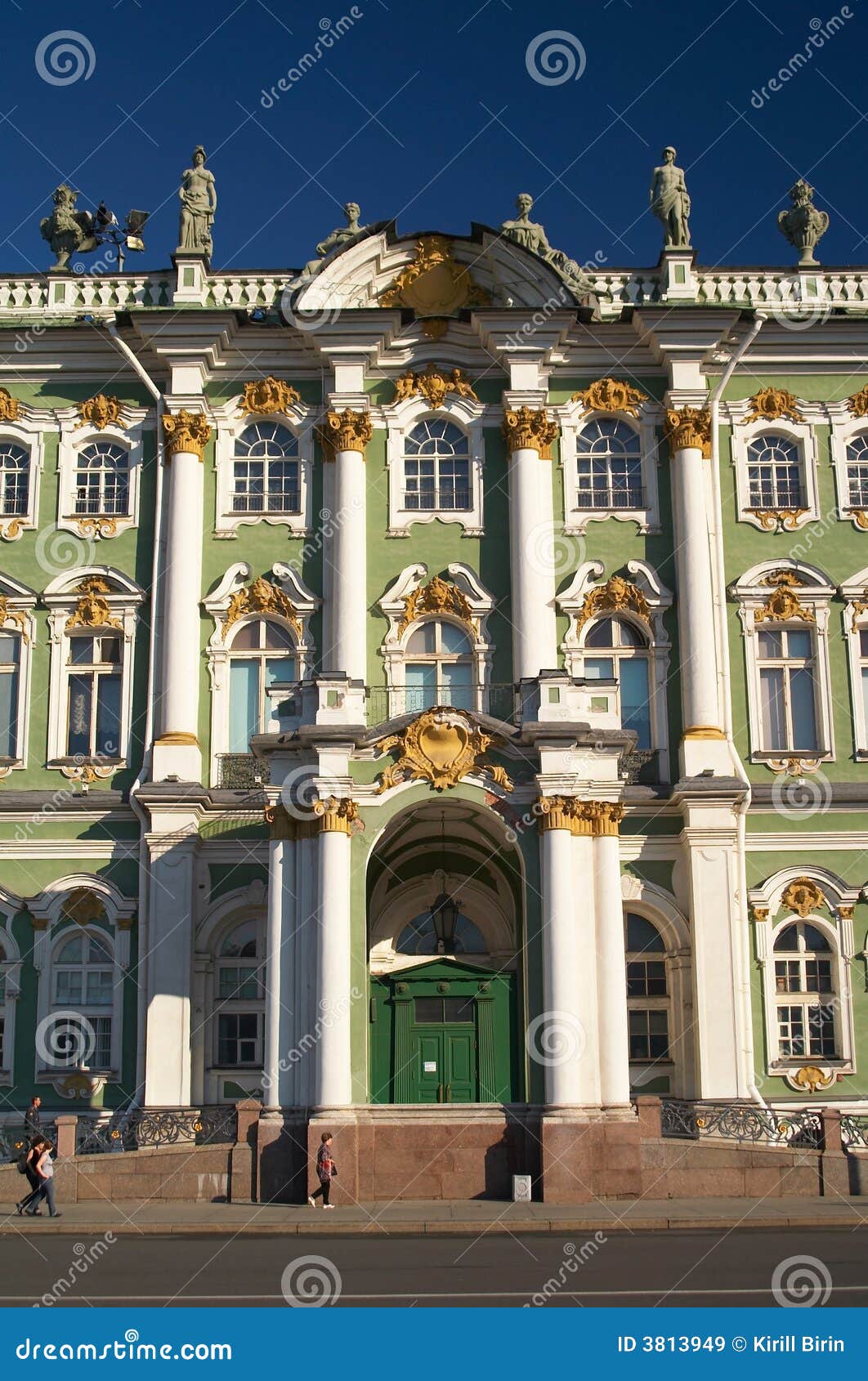 Winter palace stock image. Image of colonnade, gold, europe - 3813949