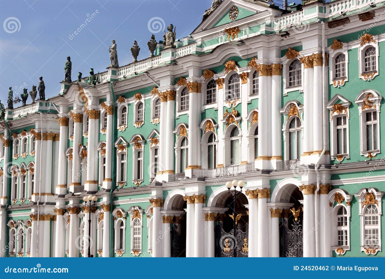 Winter Palace, Russia stock photo. Image of style, history - 24520462