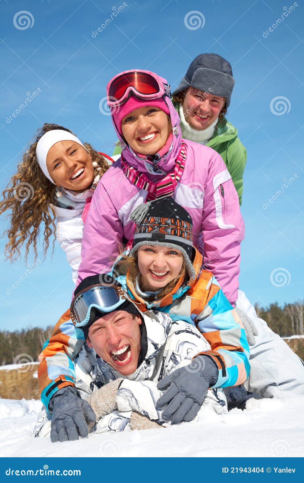 Winter party stock photo. Image of cold, lifestyles, adventure - 21943404