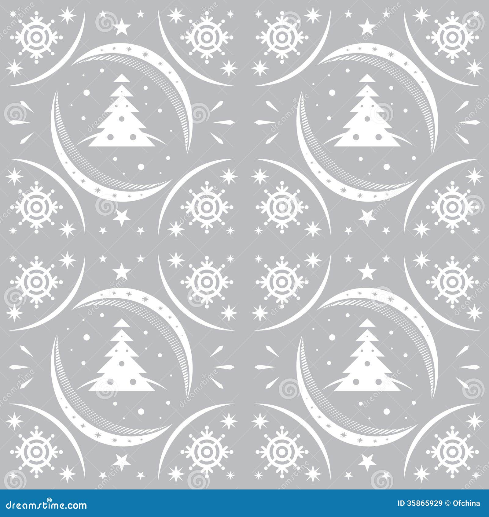 Winter pattern silver stock vector. Illustration of seamless - 35865929