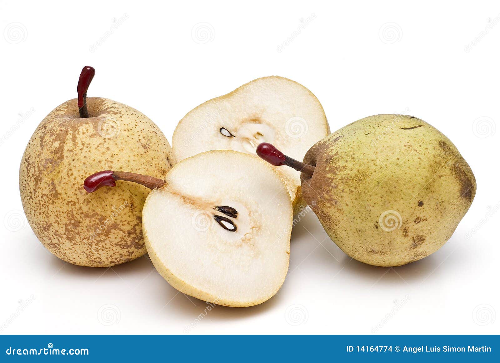 Winter pears isolated. stock photo. Image of dessert - 14164774