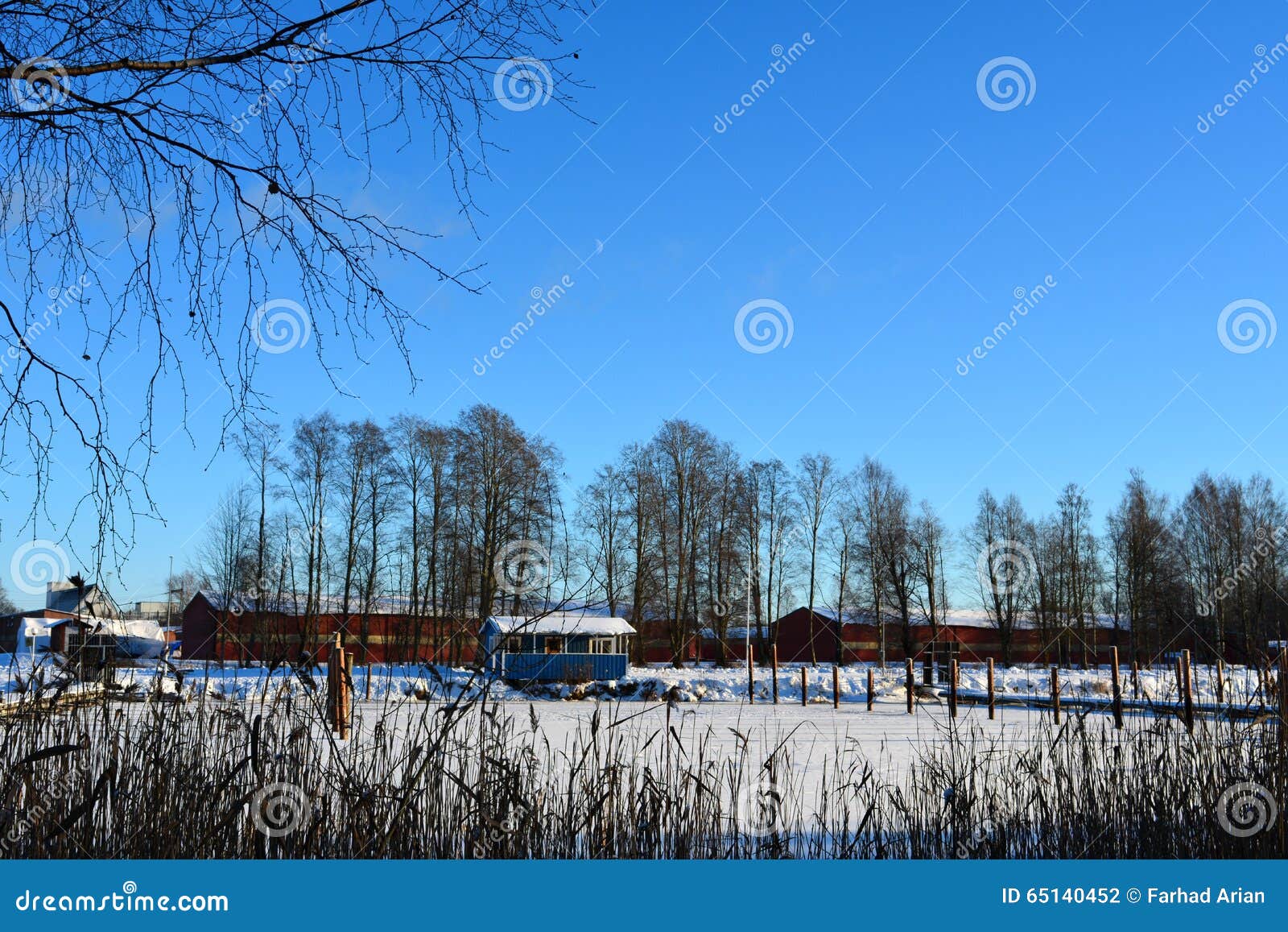 Winter stock photo. Image of karlstad, landscape, color - 65140452