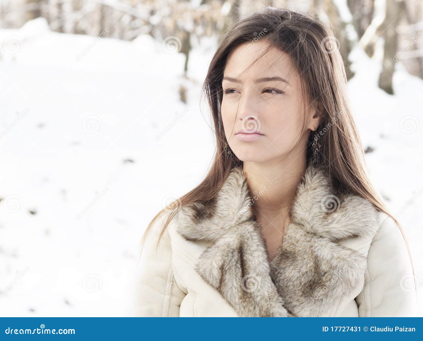 Winter portrait stock image. Image of outdoor, season - 17727431