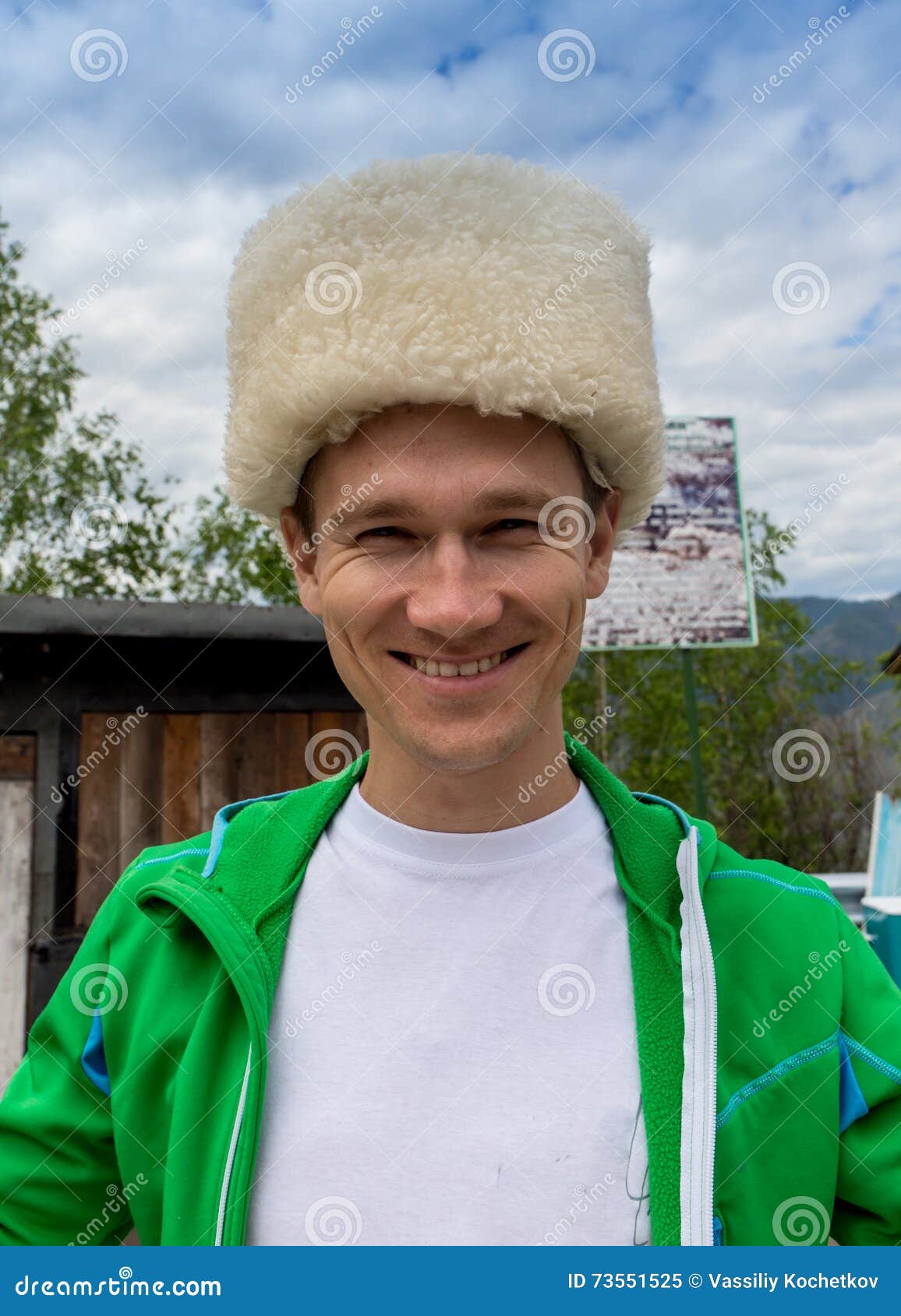 Winter Portrait of Happy Young Man Smiling in Hat Stock Image - Image ... Winter Portrait of Happy Young Man Smiling in Hat Stock Image - Image ...