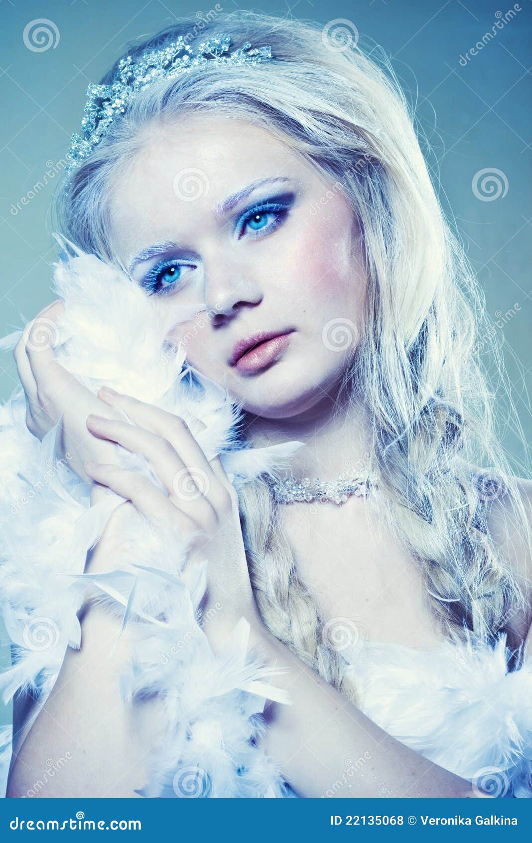 Winter princess stock photo. Image of creative, face - 22135068