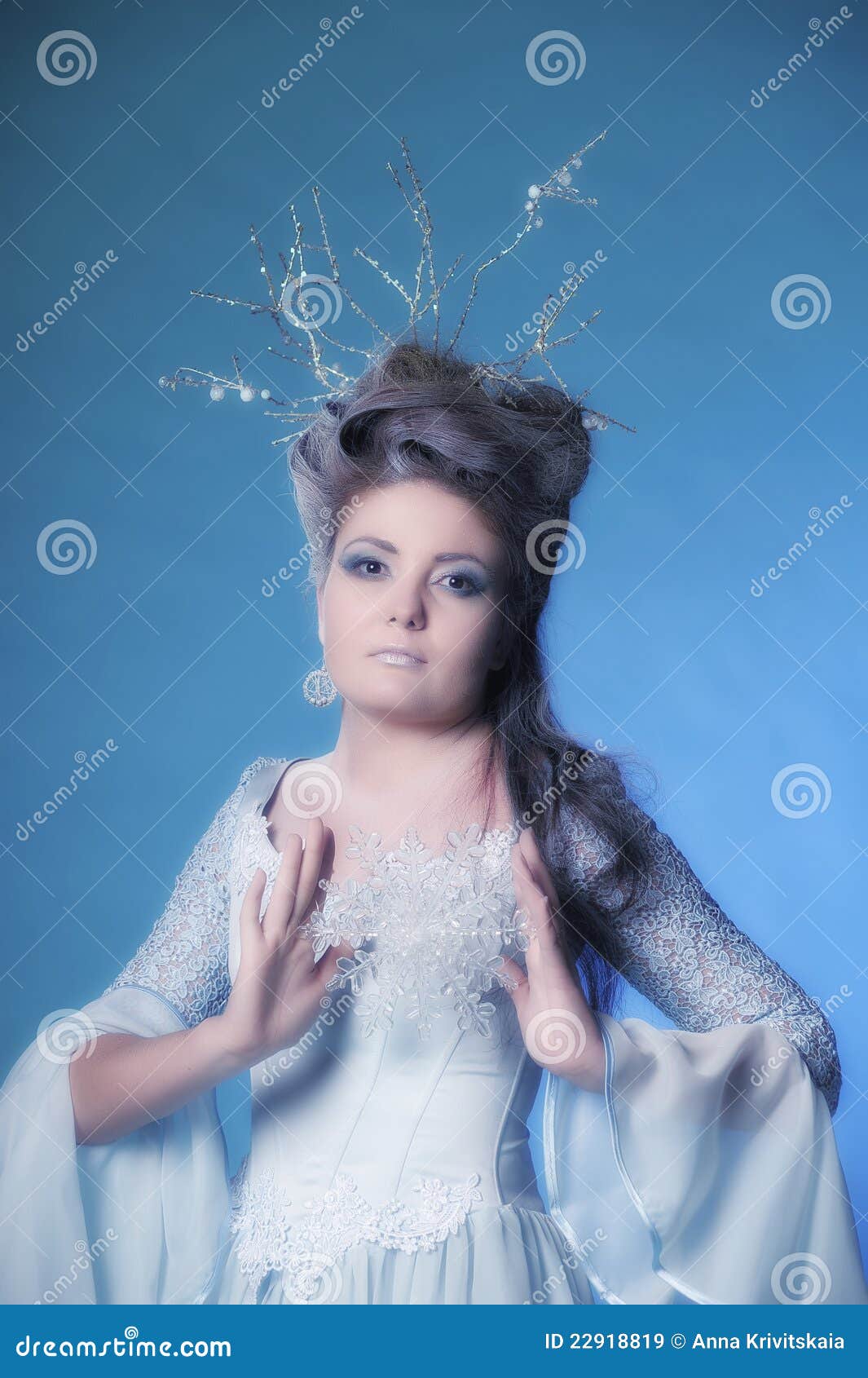 Winter queen stock image. Image of bride, background - 22918819