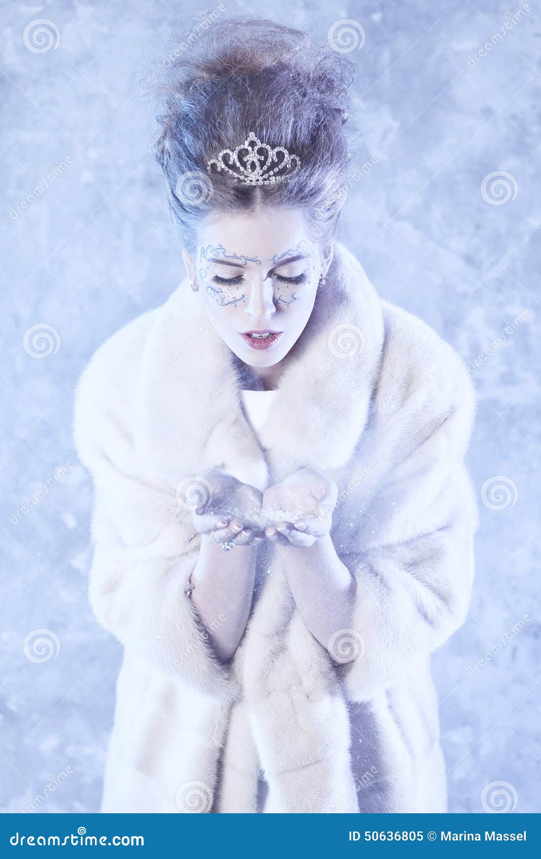 Winter Queen stock image. Image of pretty, fairy, nature - 50636805