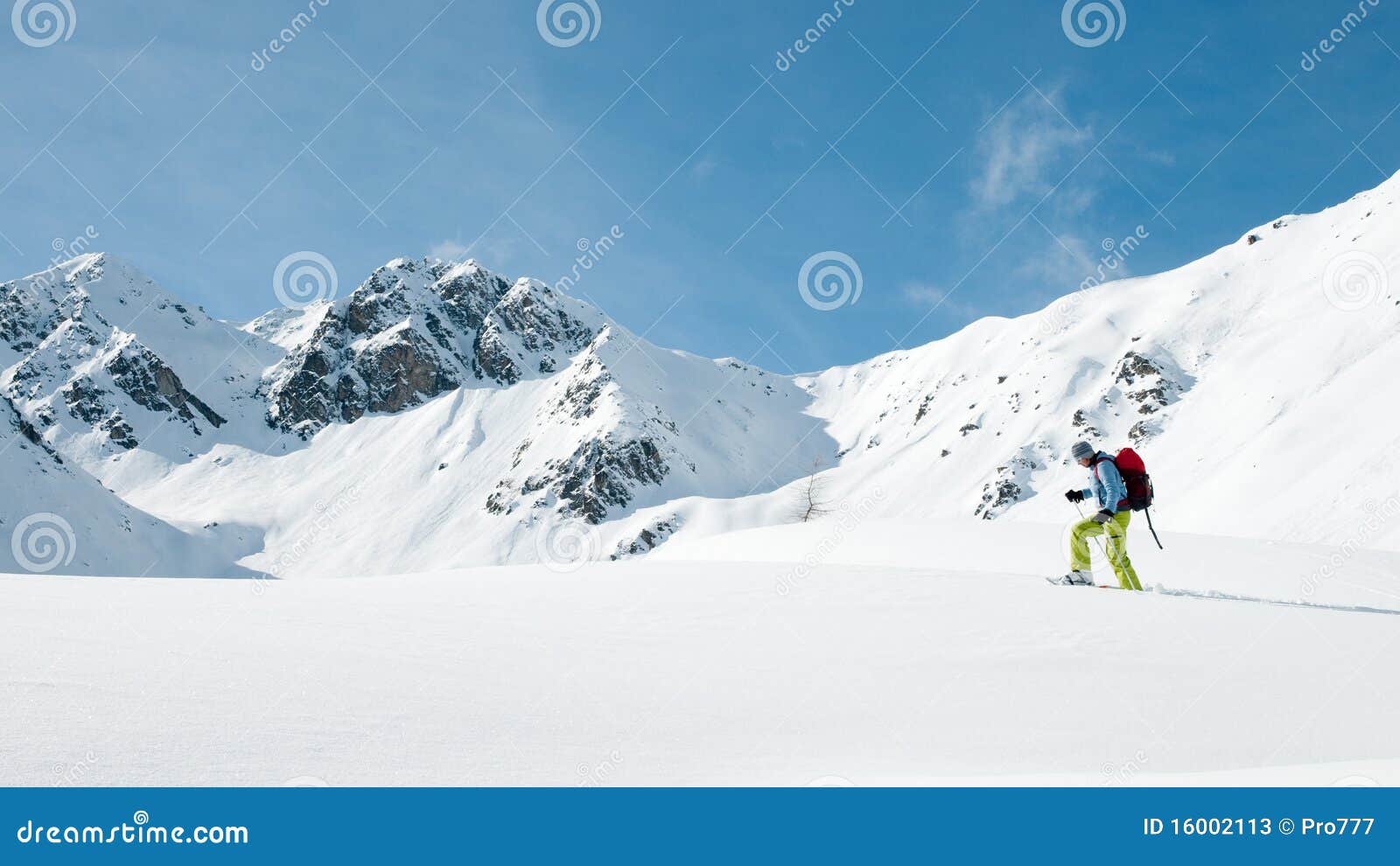 Winter racket trekking stock image. Image of pole, trekking - 16002113