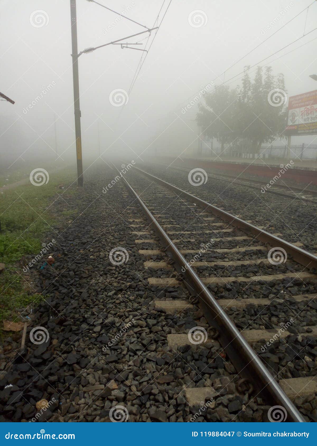 Winter stock image. Image of railway, heavy, station - 119884047