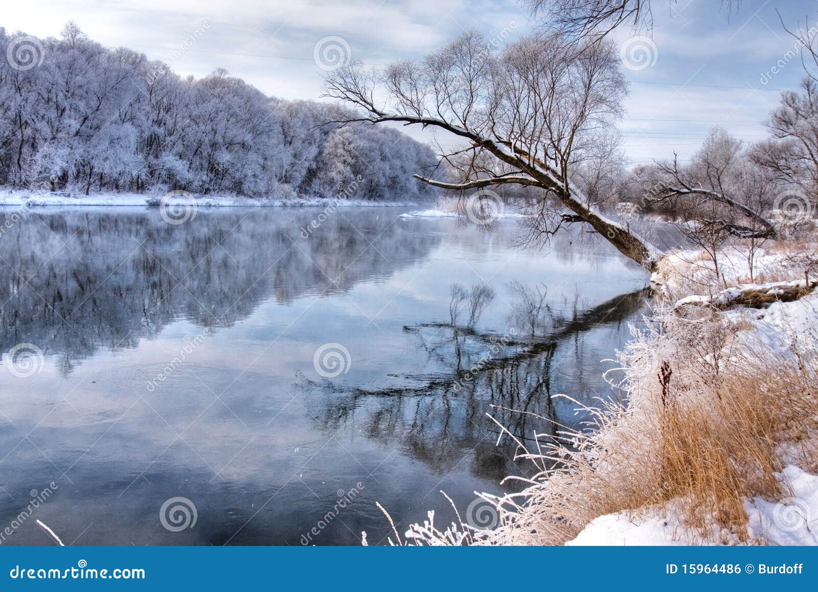 Winter river stock photo. Image of travel, landscape - 15964486