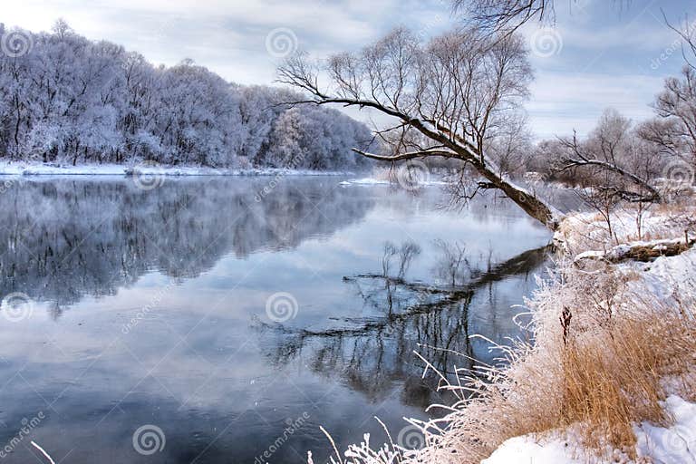Winter river stock photo. Image of travel, landscape - 15964486
