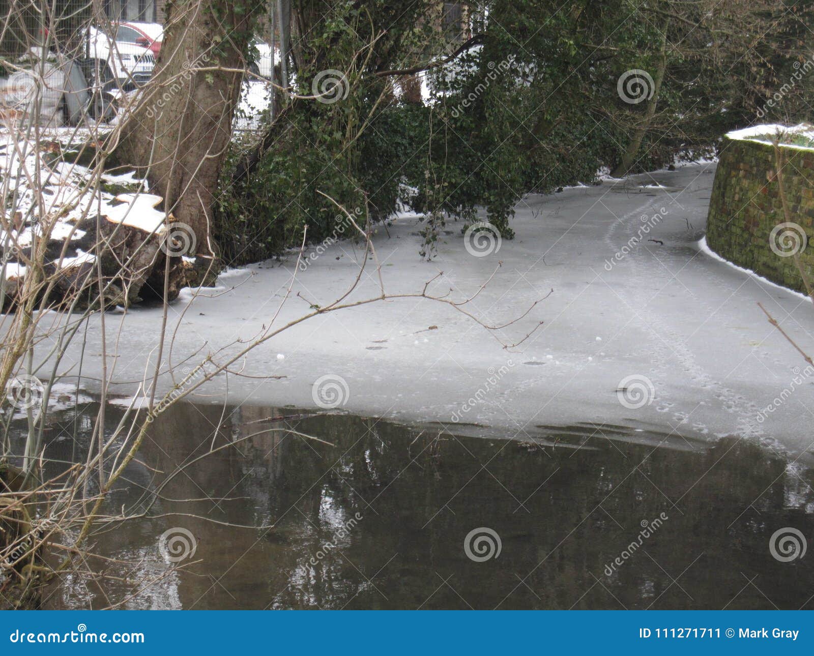 Blocked by Ice stock image. Image of snow, blocked, winter - 111271711