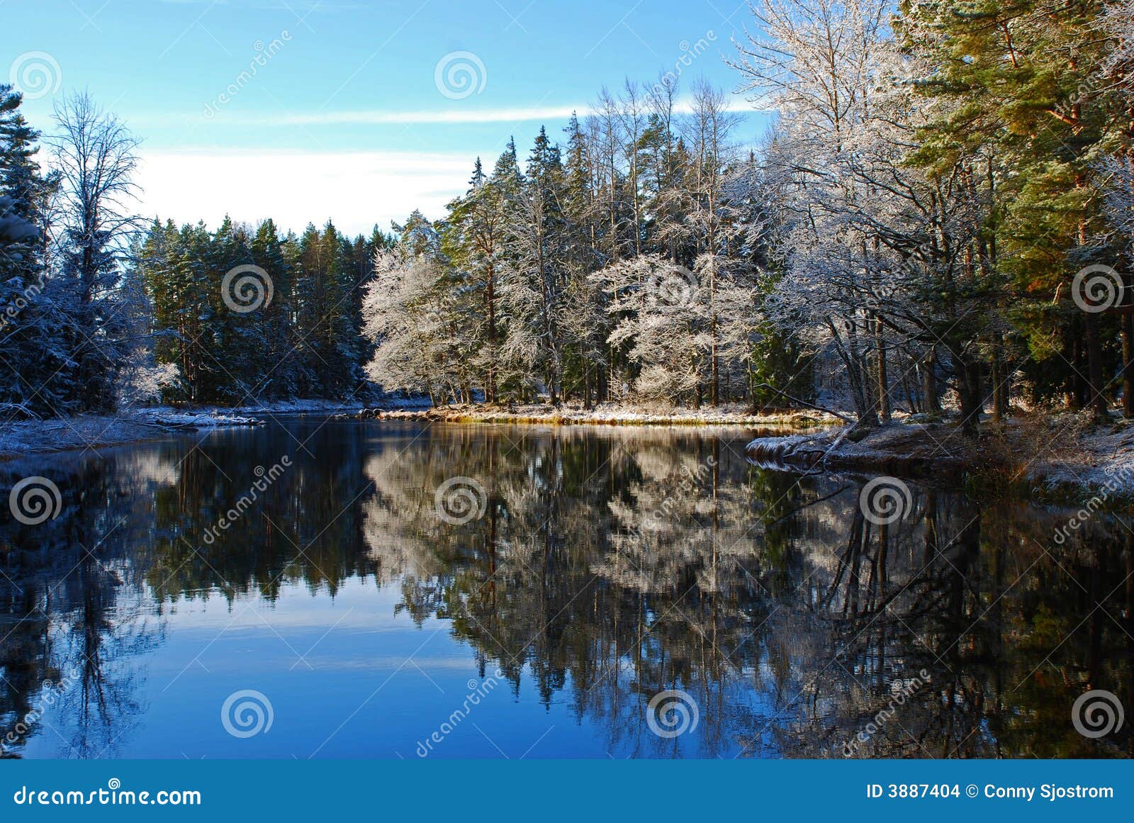 Winter river landscape stock photo. Image of peaceful - 3887404