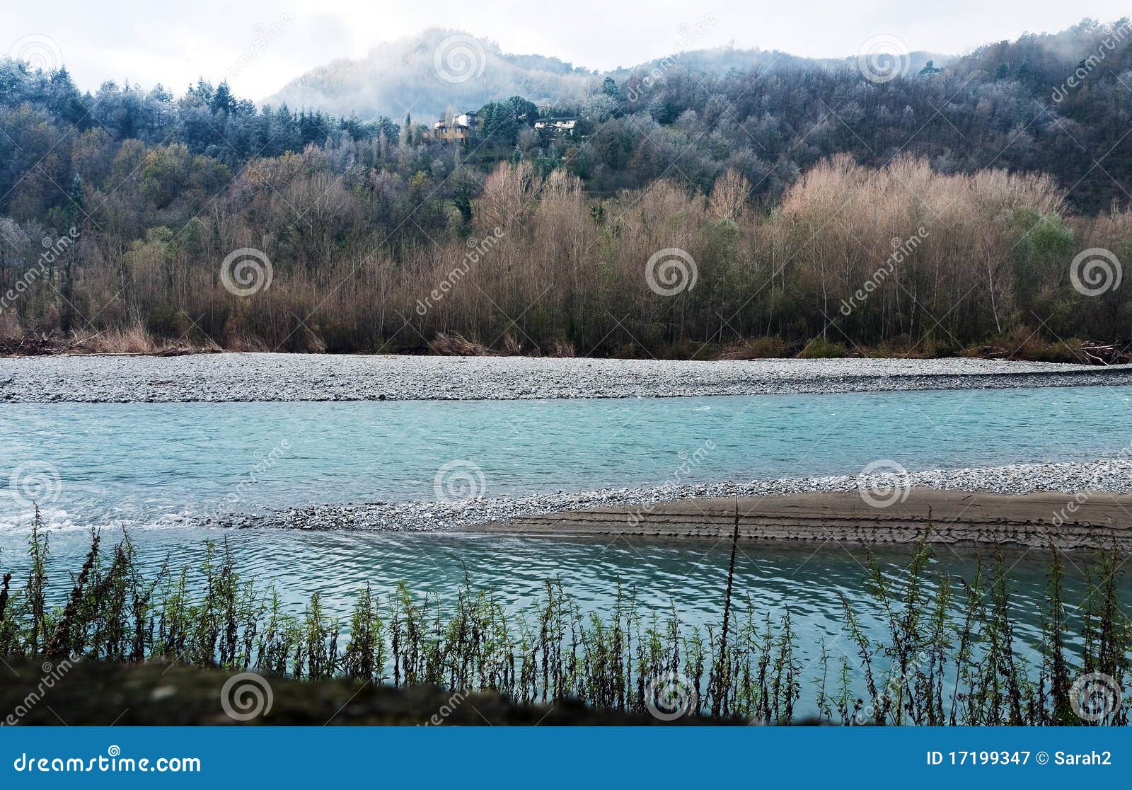 View Of Aulla, In Lunigiana, North Tuscany, Italy. With Magra River And ...