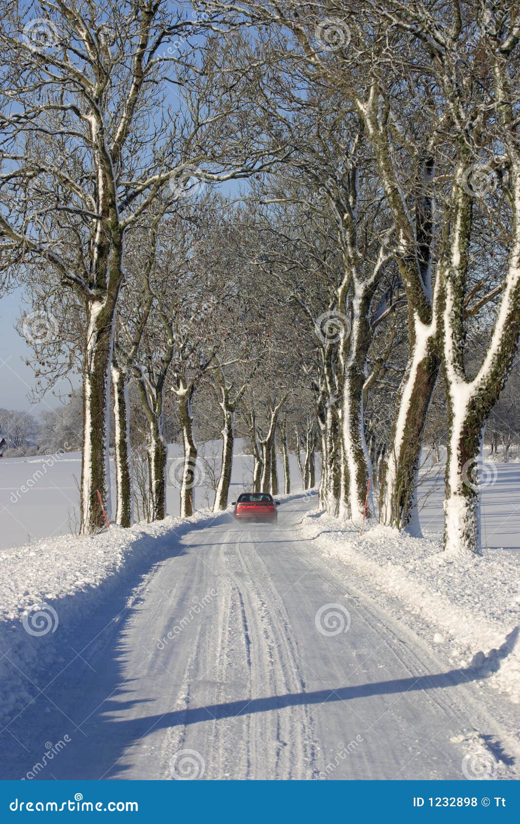 Winter road stock photo. Image of traffic, cold, landscape - 1232898