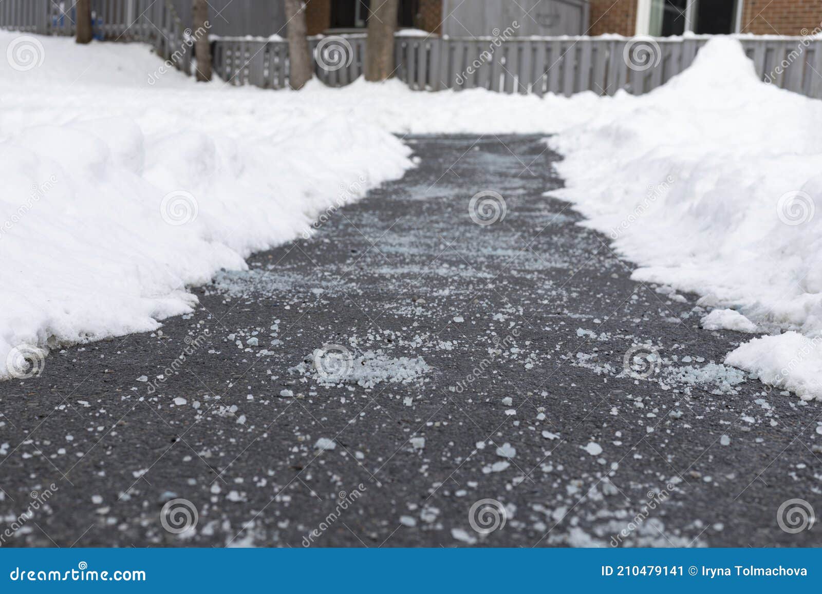 292 Salt Snow Covered Sidewalk Stock Photos - Free & Royalty-Free Stock ...