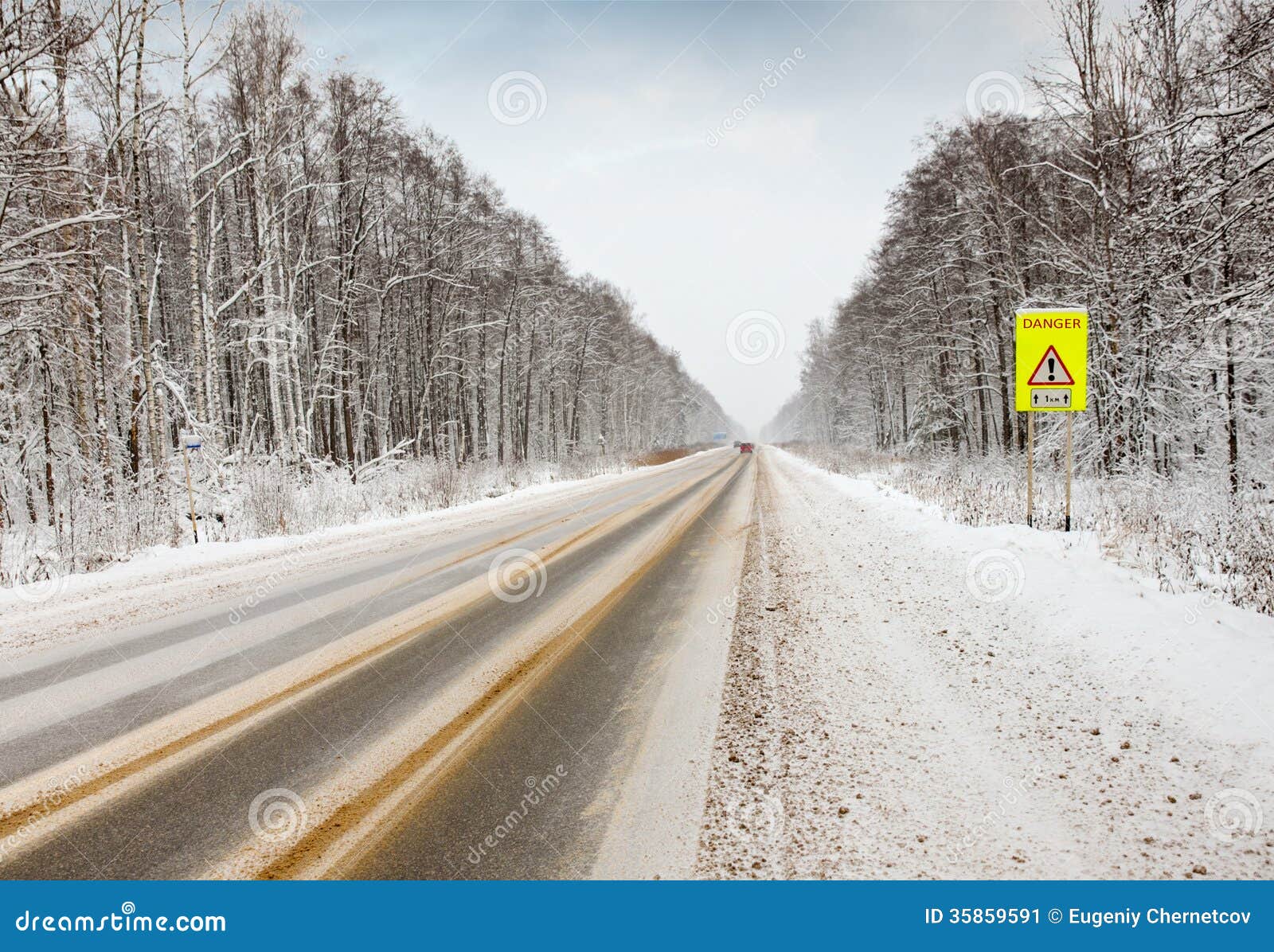 Winter road stock image. Image of empty, road, turn, cold - 35859591