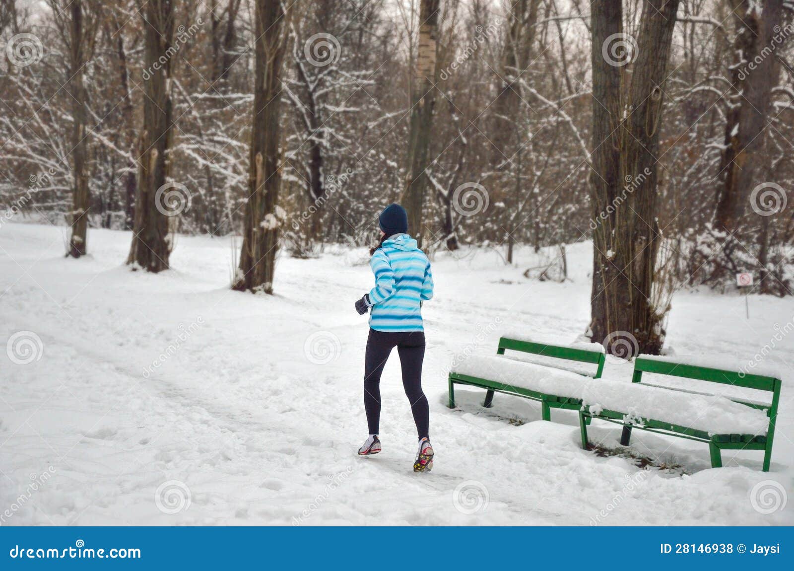 Winter running stock photo. Image of activity, energy - 28146938
