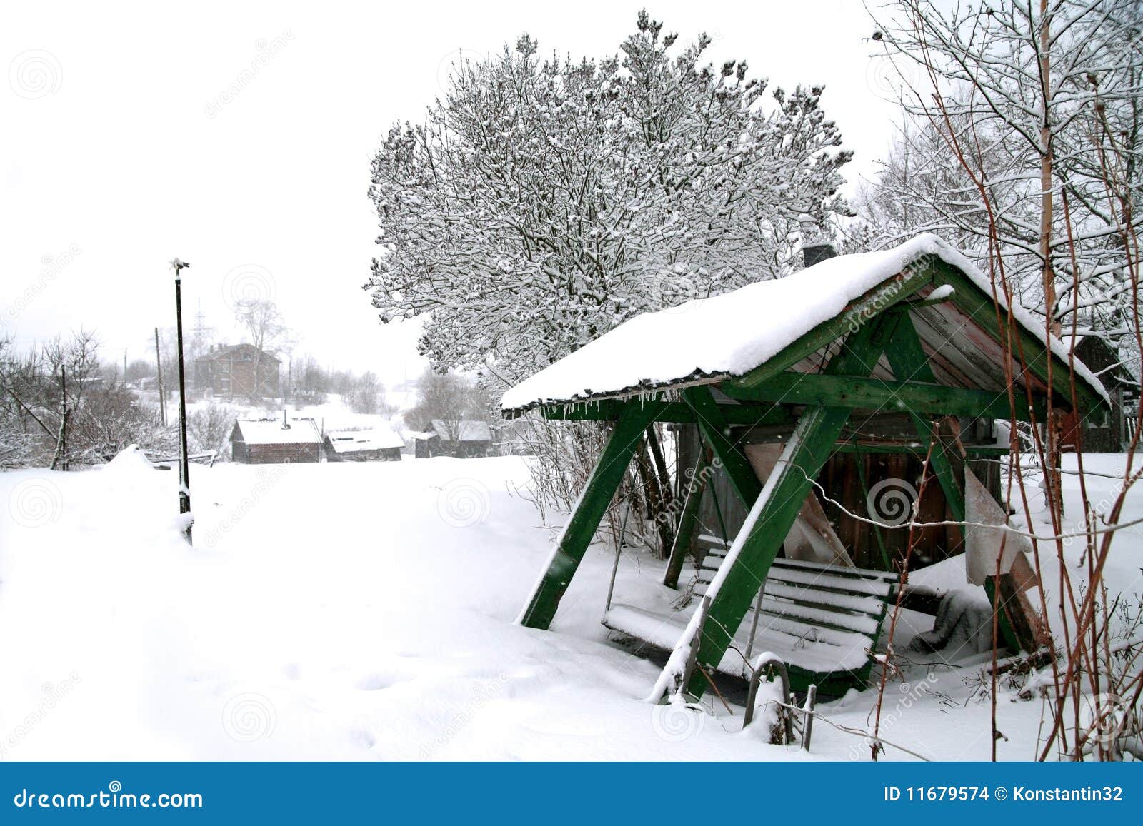 Winter in rural area stock photo. Image of frosty, scenery - 11679574