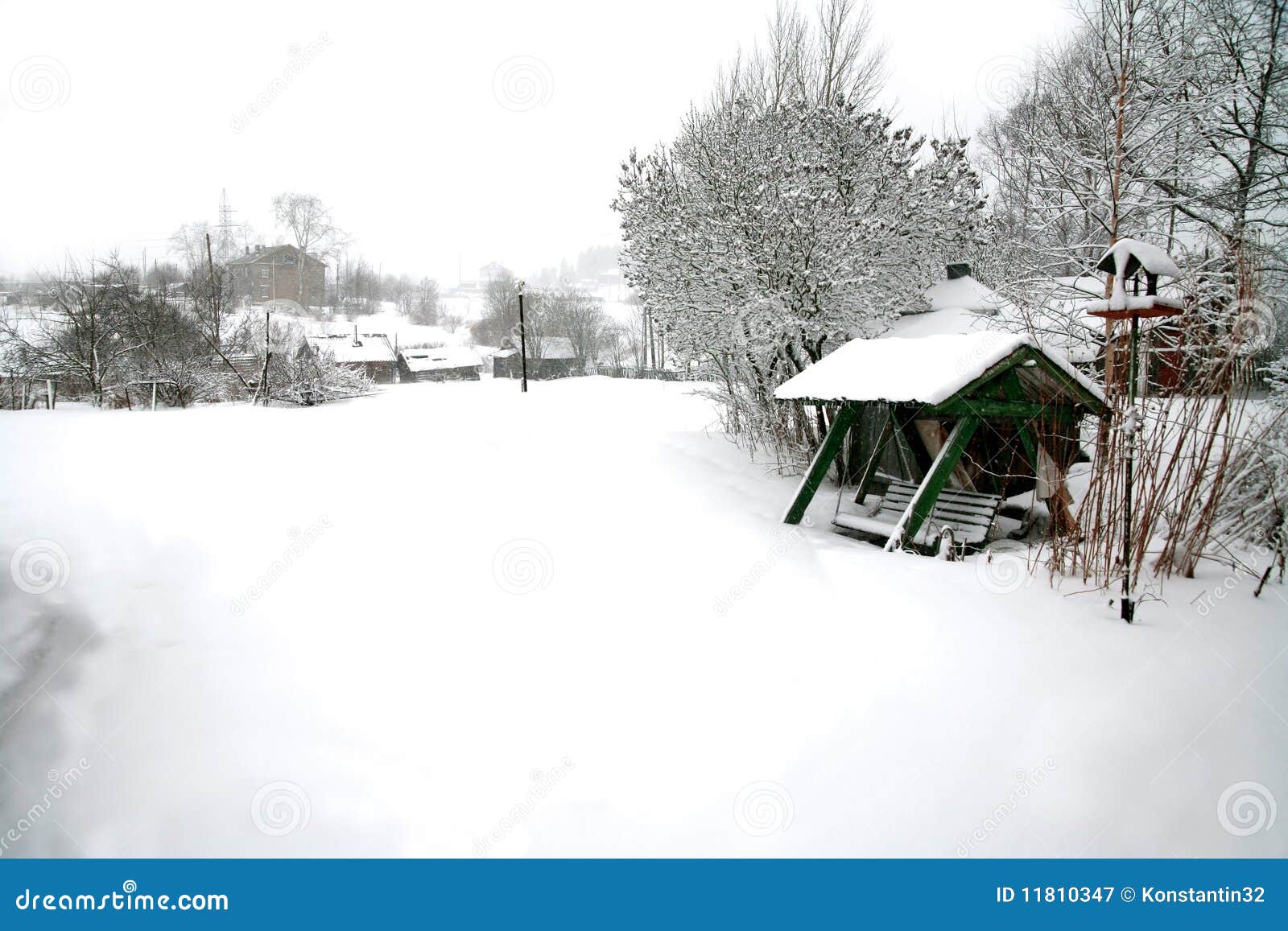 Winter in rural area stock image. Image of frozen, freeze - 11810347