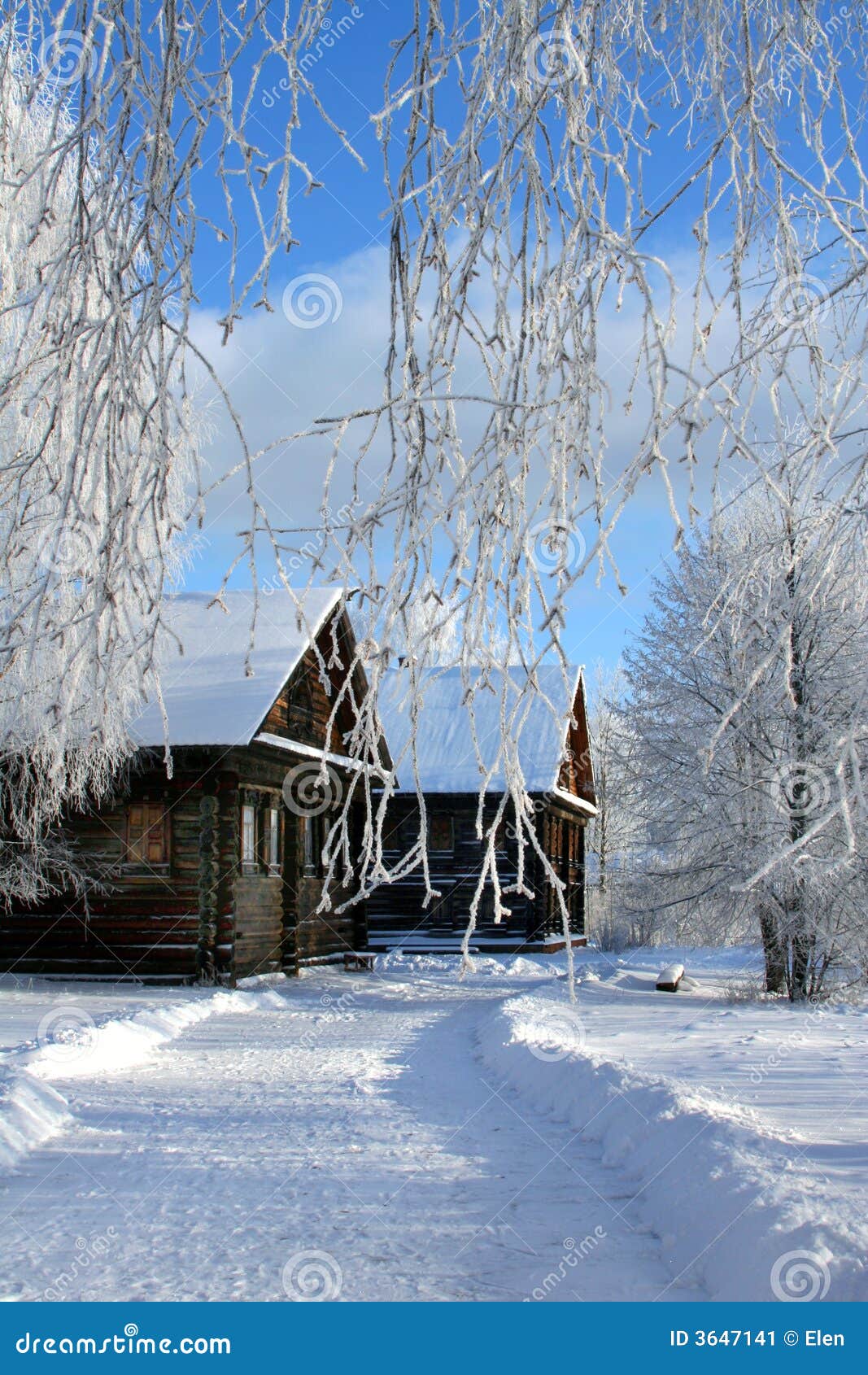 Winter Russian country stock image. Image of landscape - 3647141