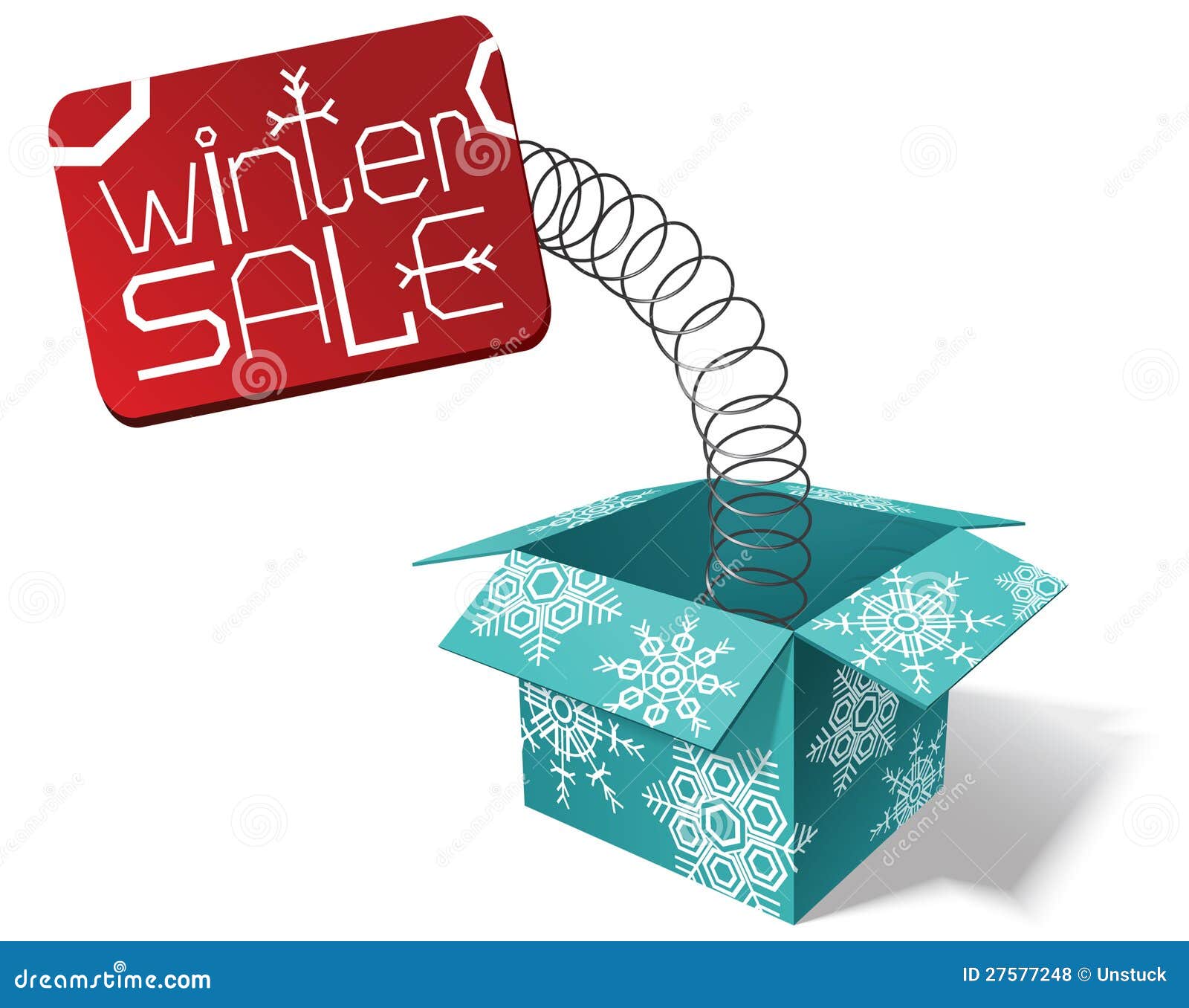 Winter sale stock vector. Illustration of sale, present - 27577248
