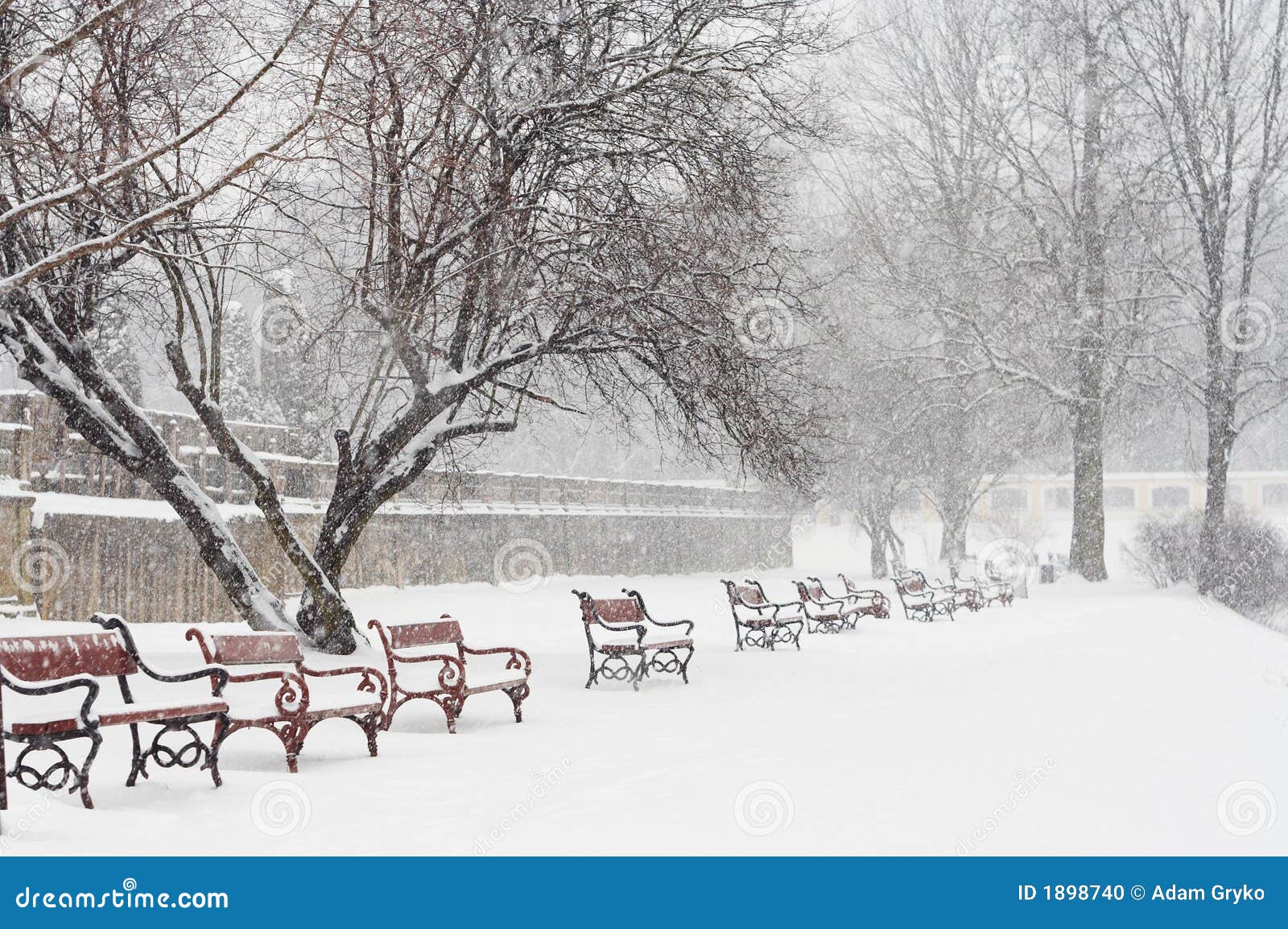 Winter scene stock photo. Image of decorative, snowscape - 1898740